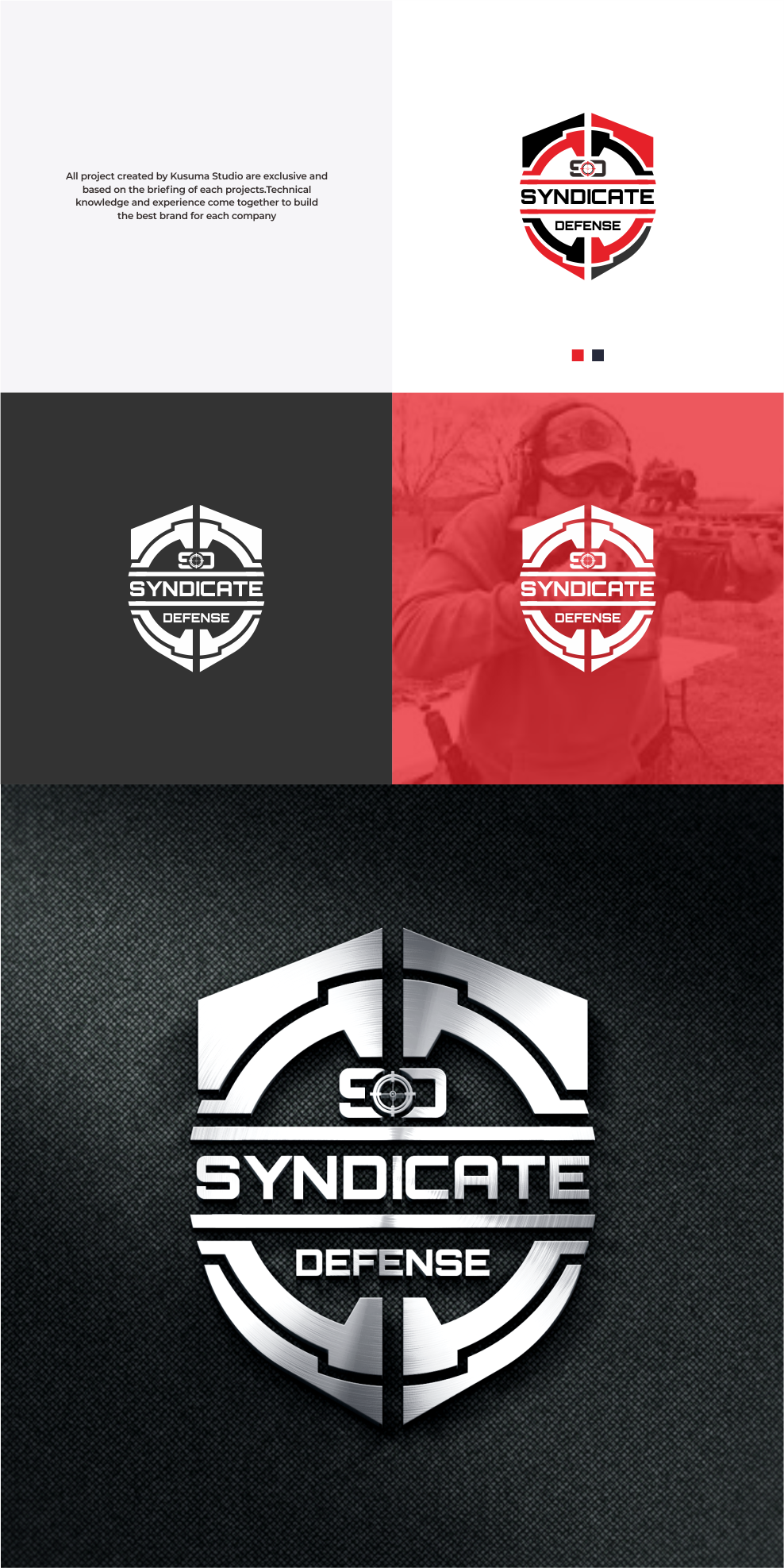 Logo Design for Syndicate Defense by Kusuma Studio | Design #33759565