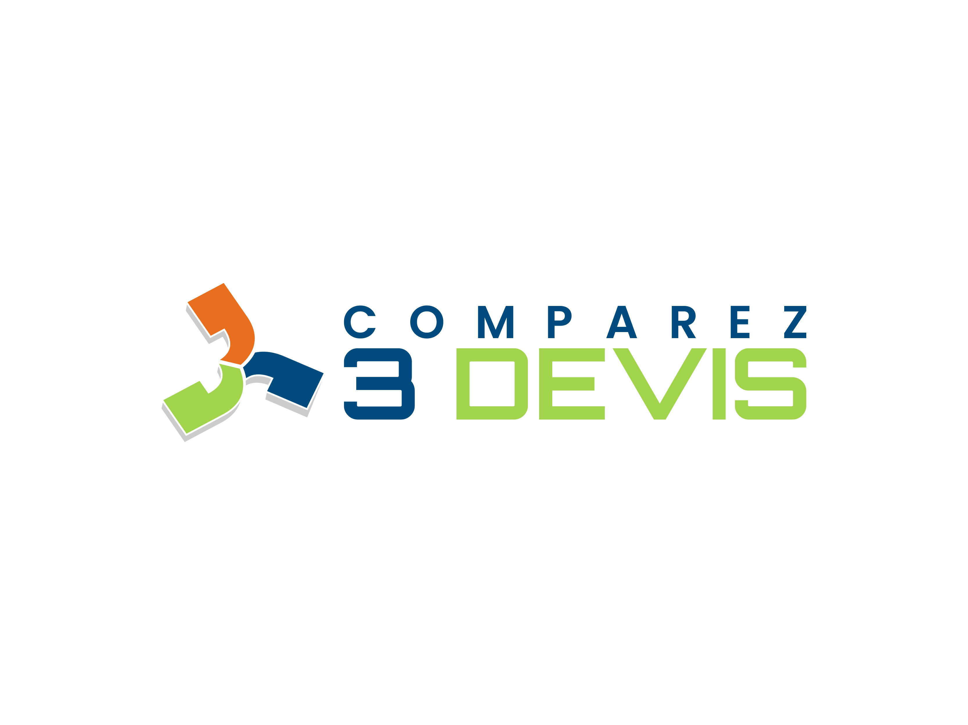 Modern, Elegant, Leads Logo Design for Comparez 3 devis by Sha_shadara ...