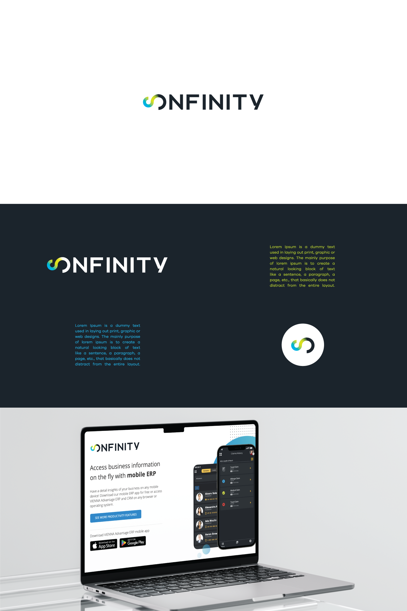 Logo Design for Onfinity by ds | designstructure | Design #33734056