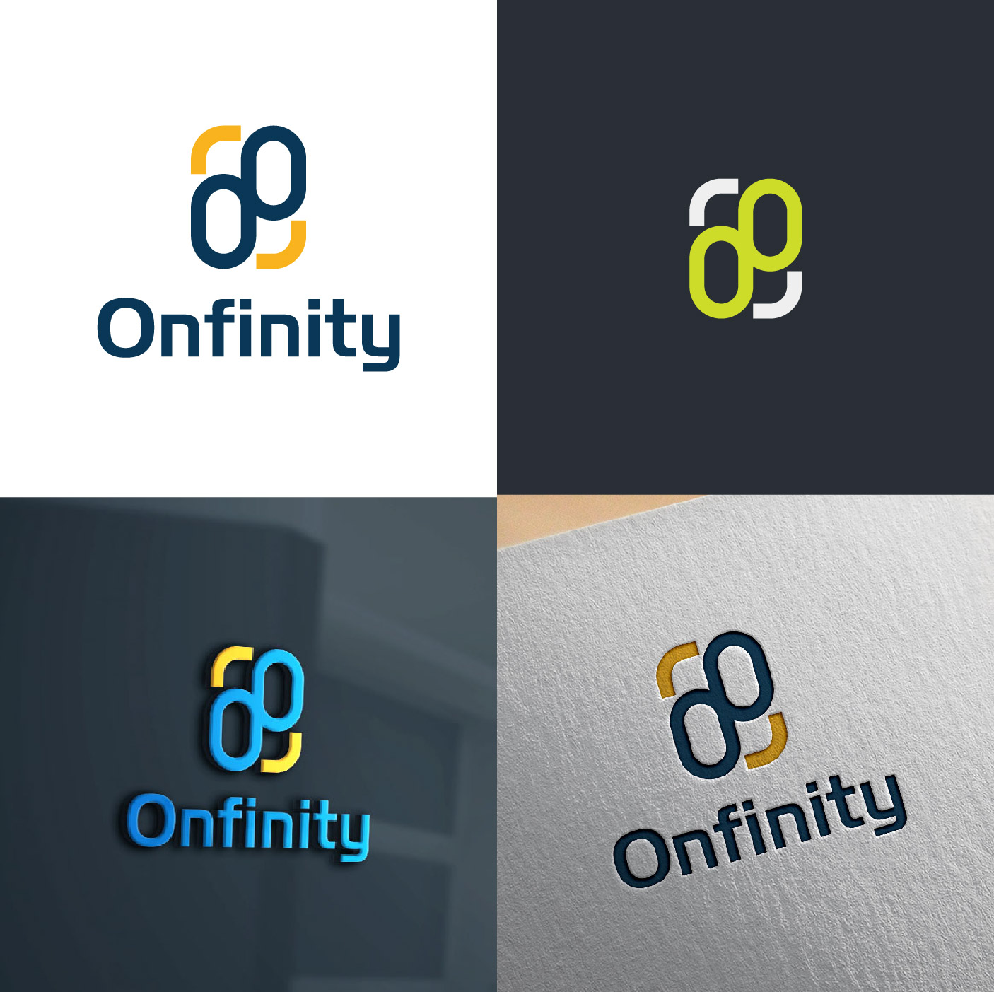 Logo Design for Onfinity by 4tech services | Design #33734074