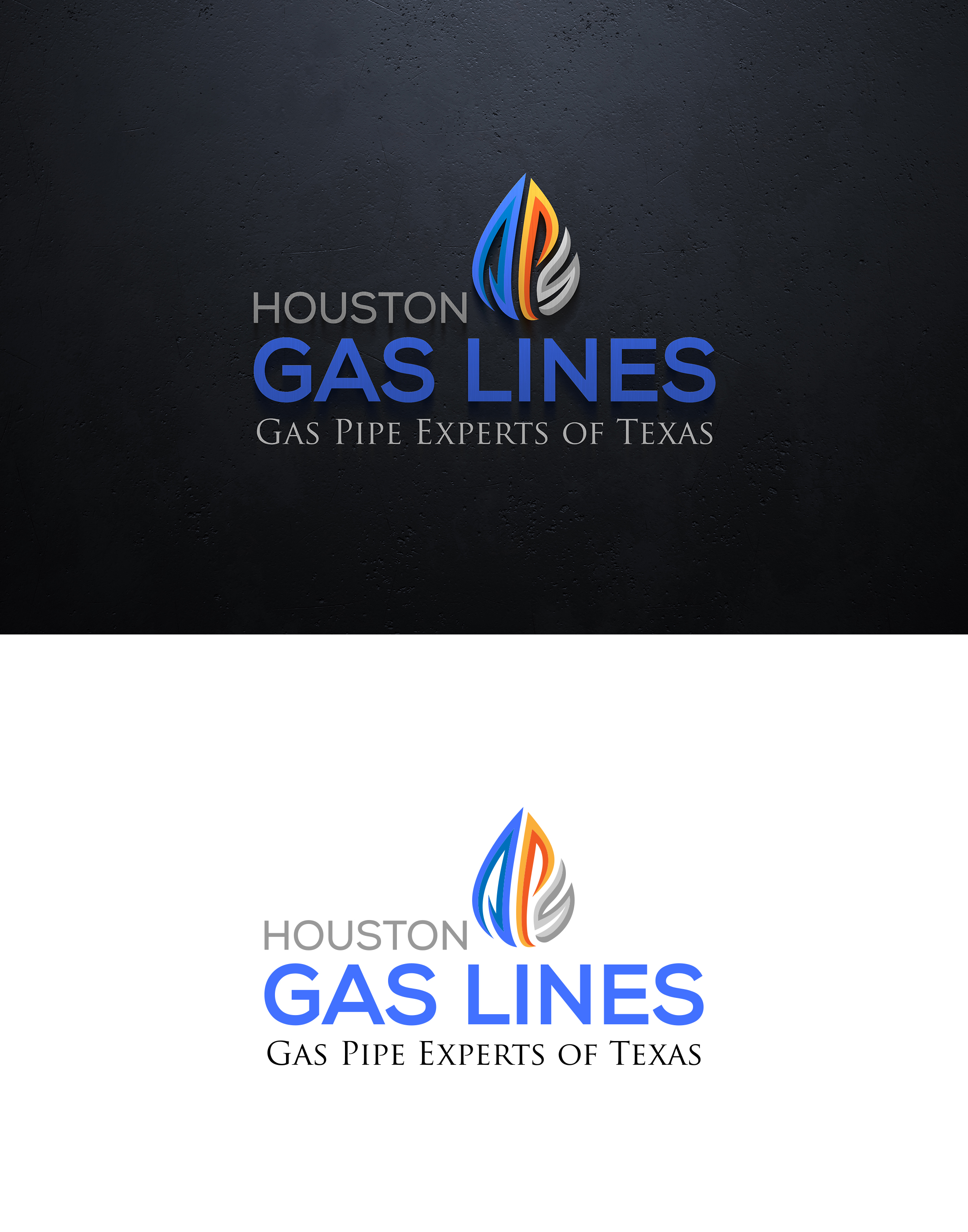 Upmarket, Bold, Plumbing Natural Gas Lines Logo Design for APS Symbol ...