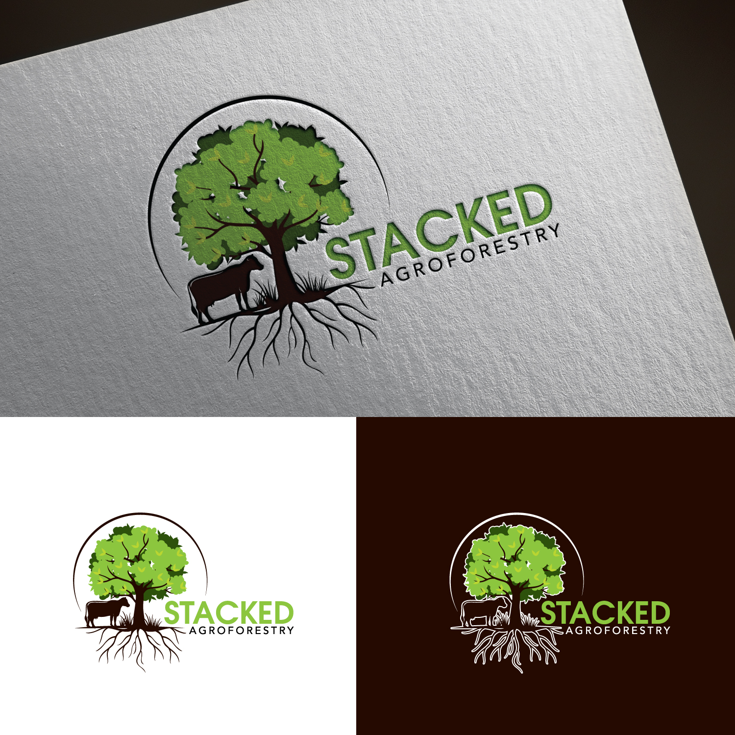 Logo Design for Stacked Agroforestry or Stacked Ag by sankar999 ...