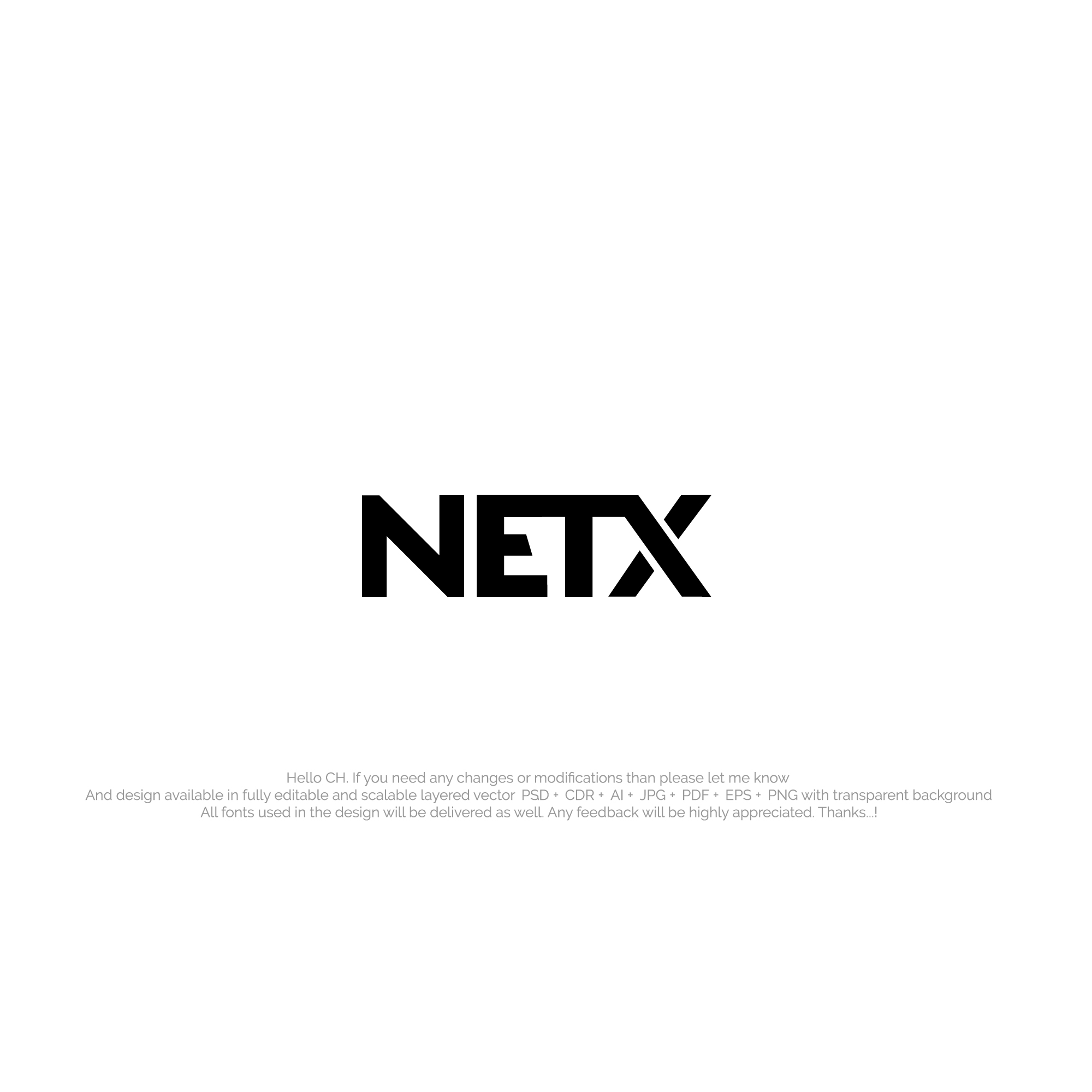 Logo Design for NETX by NaimBashar | Design #33808841