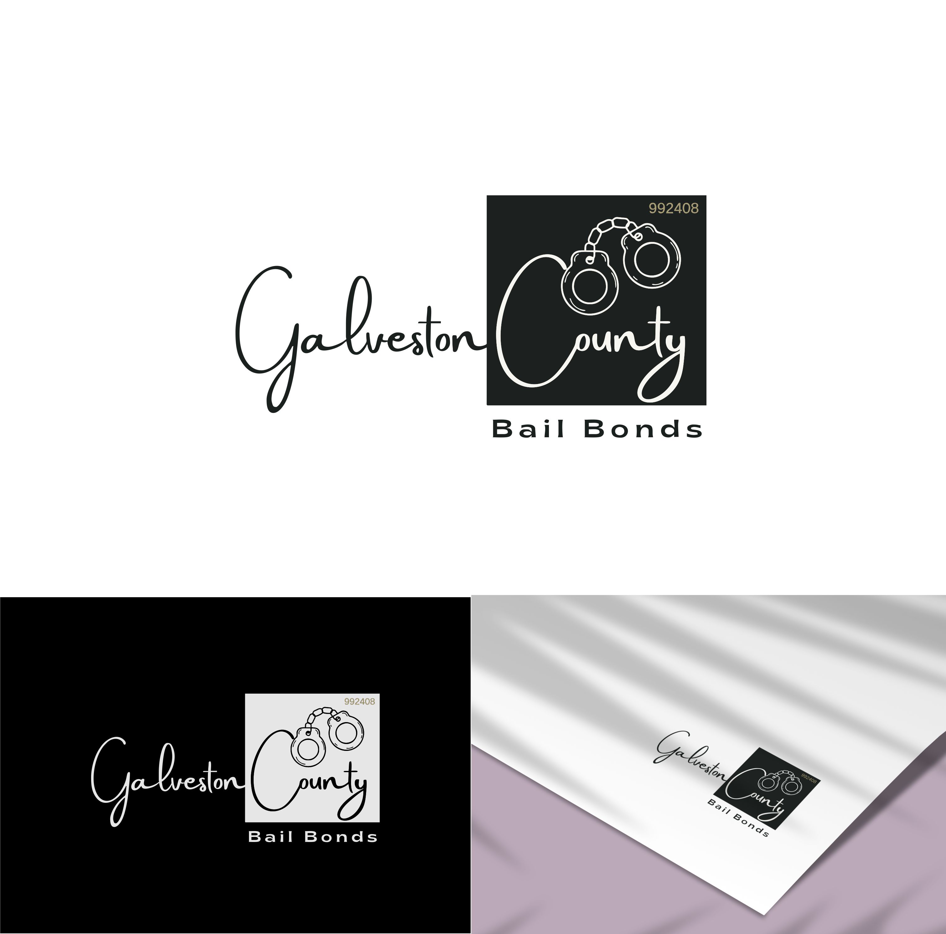 Bold, Serious, Bail Bonds Logo Design for Galveston County Bail Bonds ...