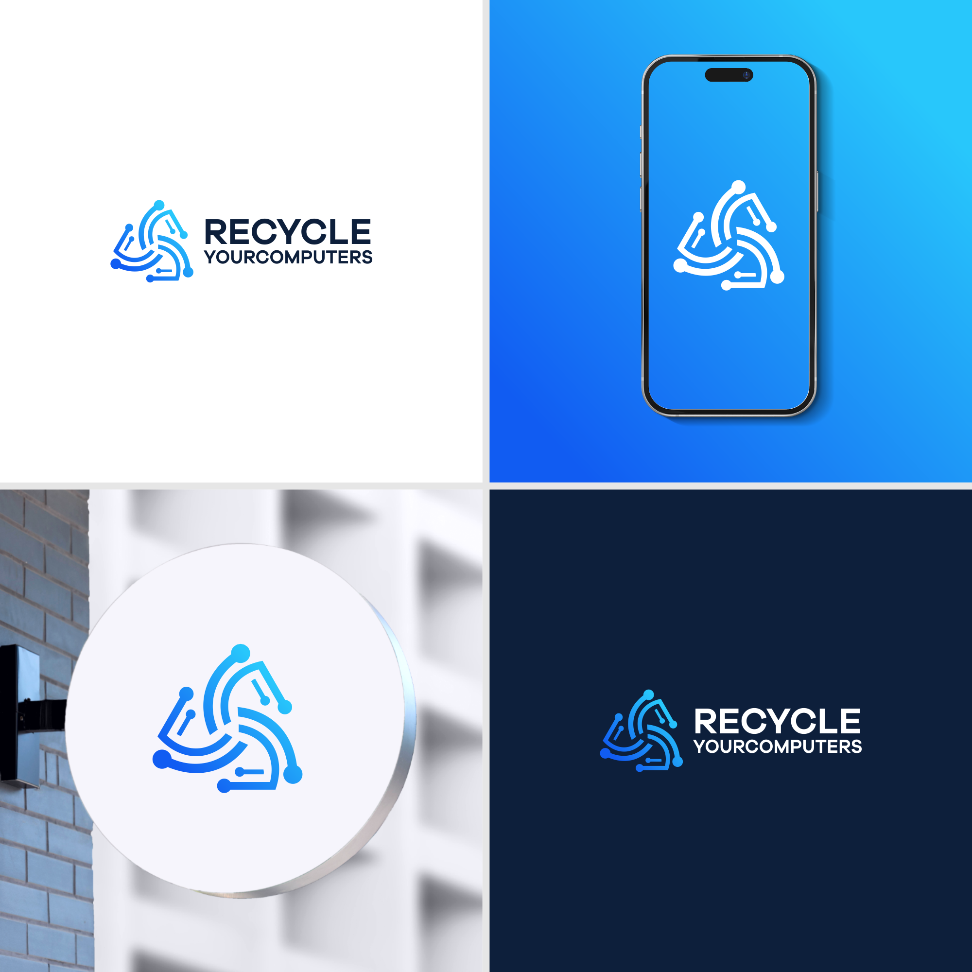 Moderno, Masculino, Tech , Resell, Recycling Diseño de Logo for ...