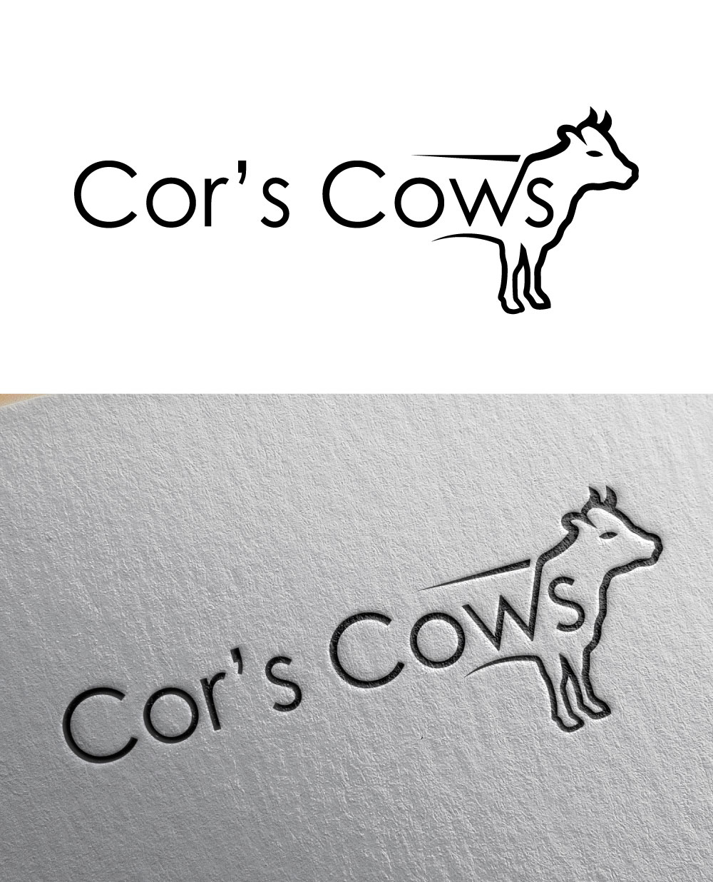 Elegant, Playful Logo Design for Cor’s Cows by Creative One09 | Design ...