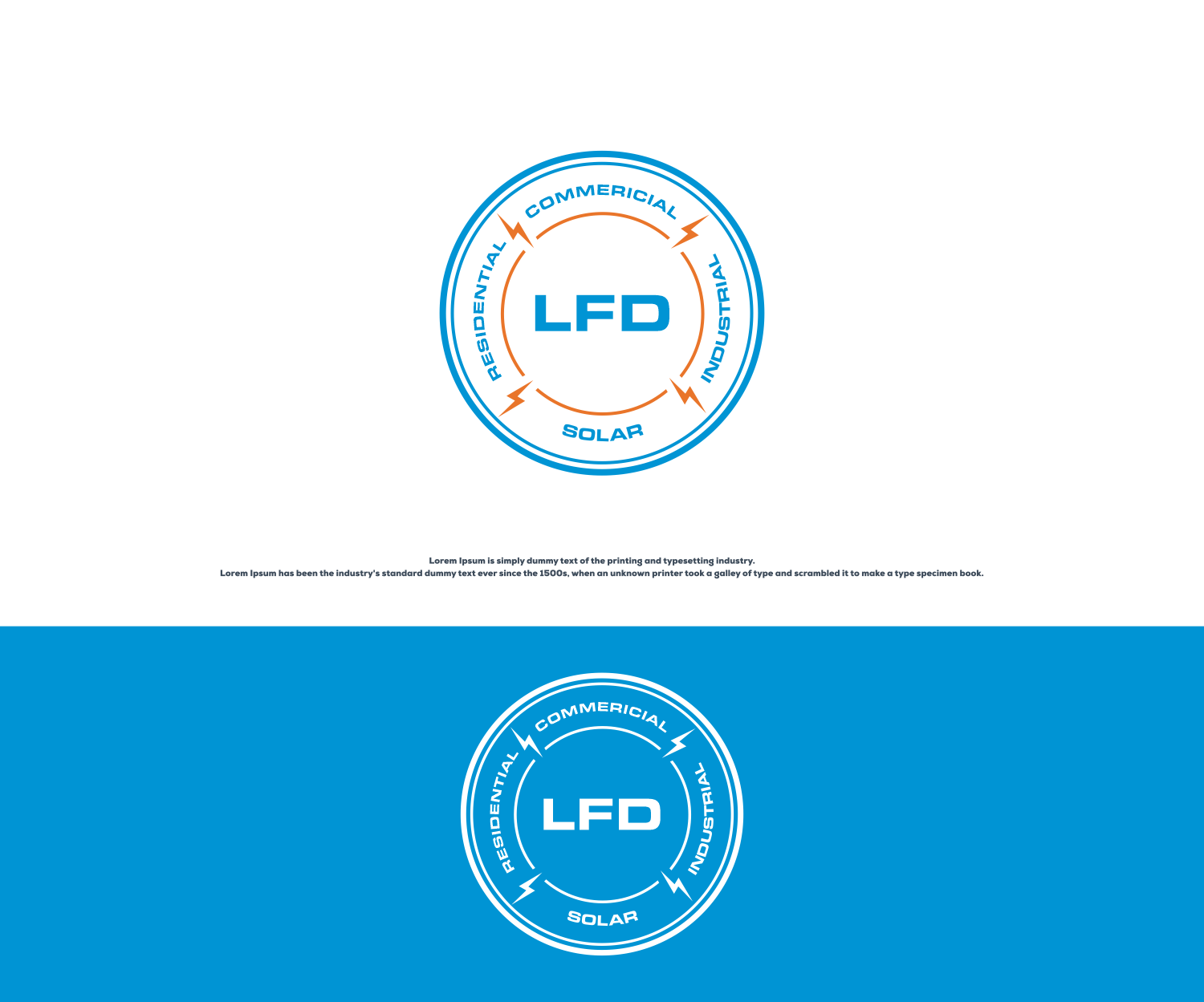 Bold, Serious Logo Design for LFD in the center. RESIDENTIAL ...