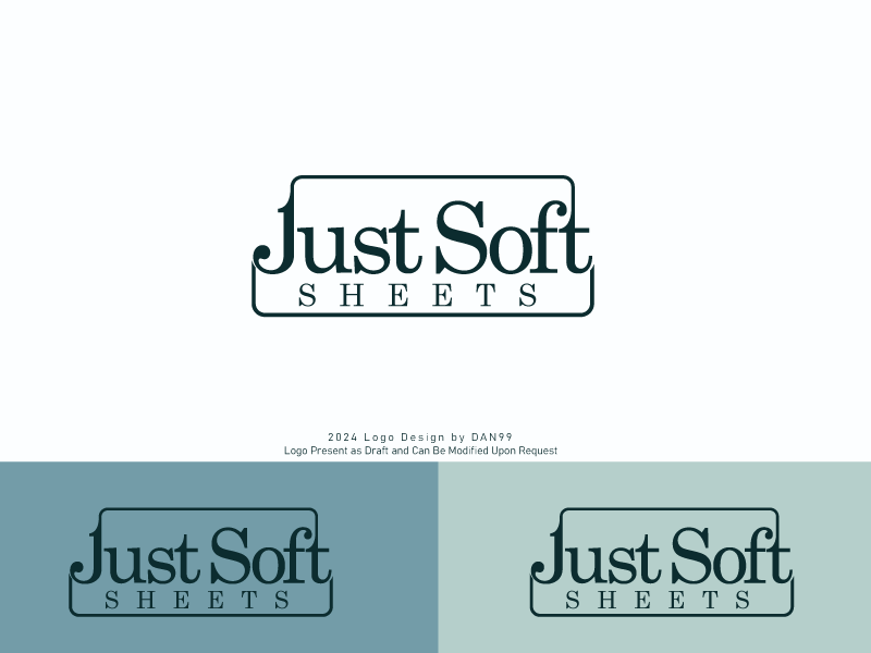 Bold, Playful, Linen and Bedding Logo Design for Just Soft Sheets by ...
