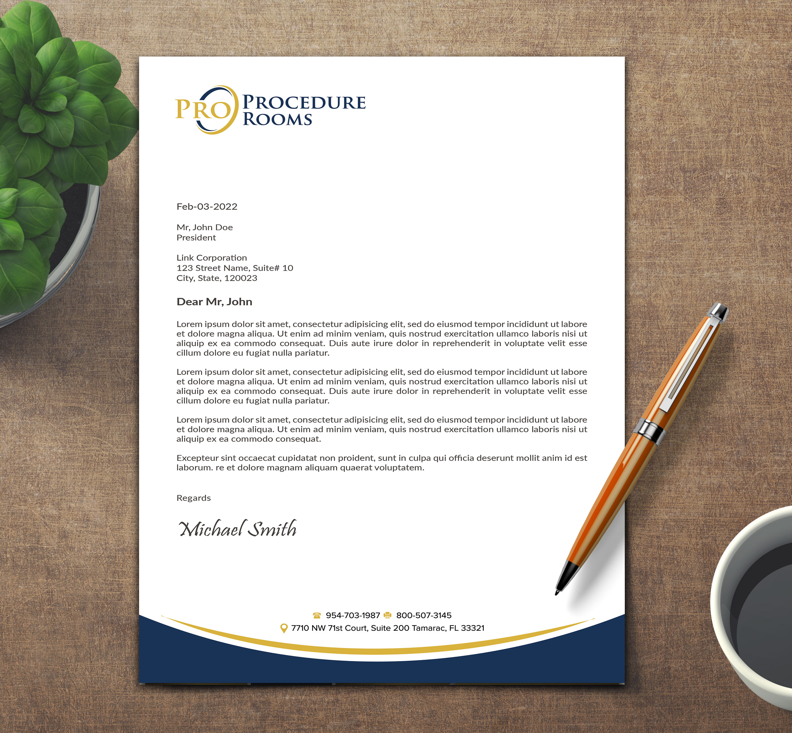 Elegant, Serious, medical Letterhead Design for a Company by sadikul islam | Design #33821969