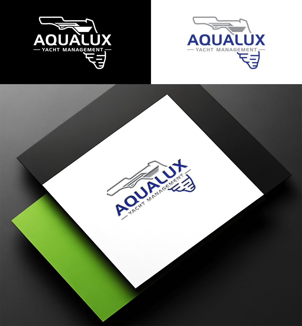 Logo Design for Aqualux - Yacht Management by RA-bica | Design #33824391