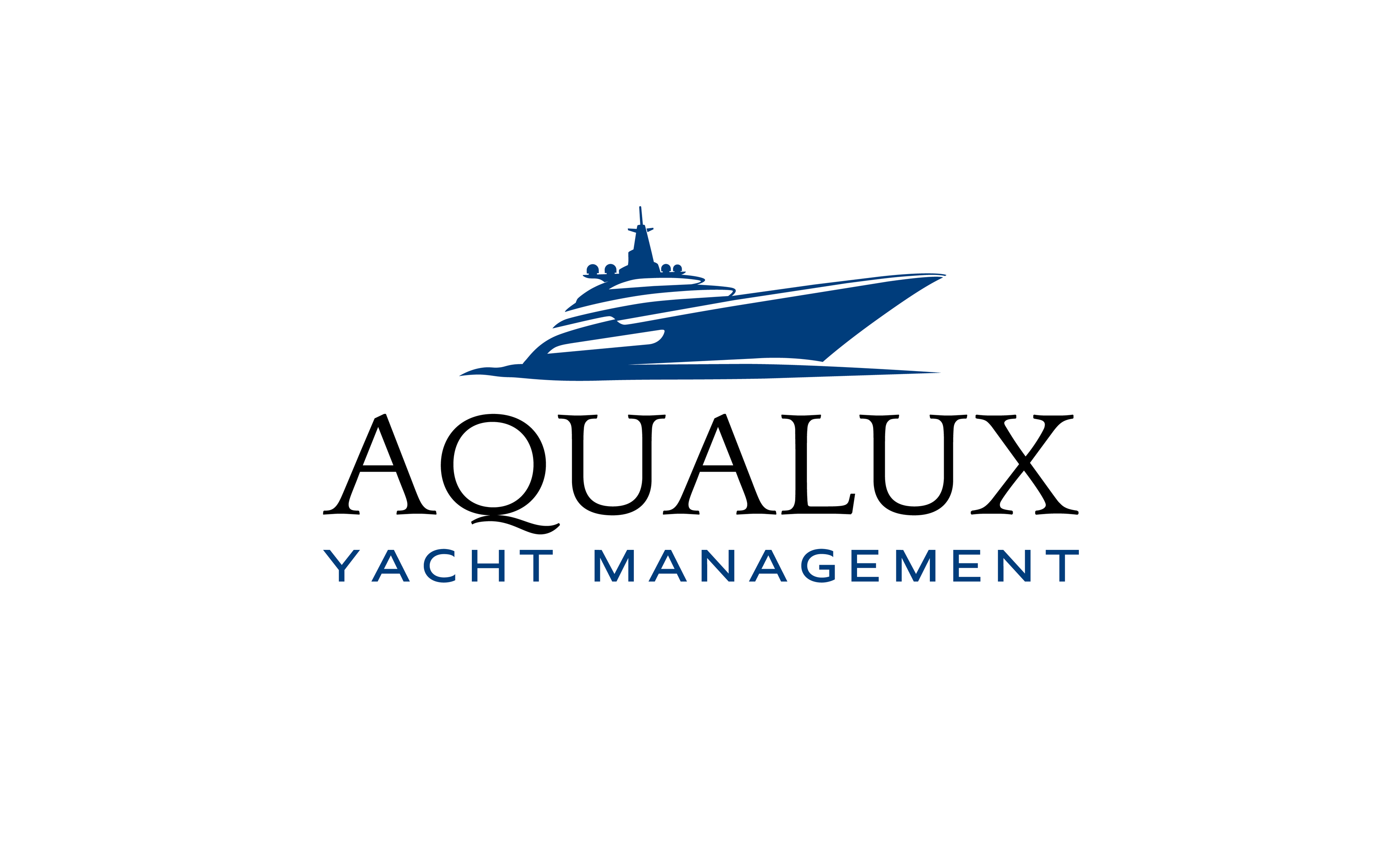 Logo Design for Aqualux - Yacht Management by tavi | Design #33823482