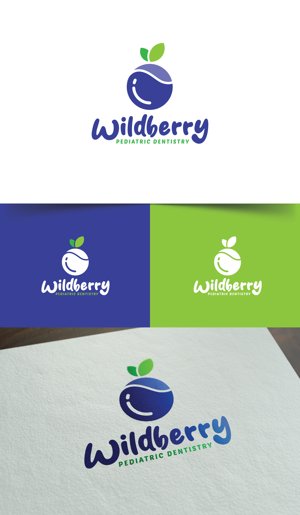 Colorful, Bold, Pediatric Dentistry Logo Design for Wildberry Pediatric ...