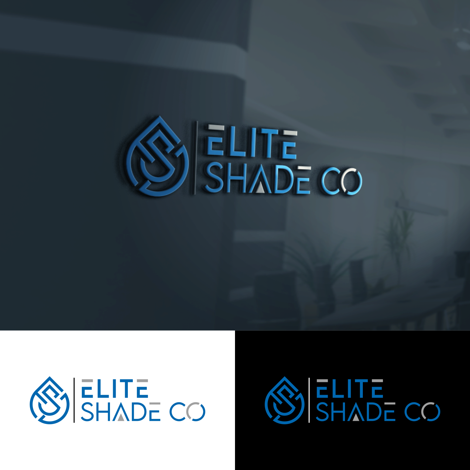 Logo Design for Elite Shade Co. by NEVAEH DESIGN | Design #33848992