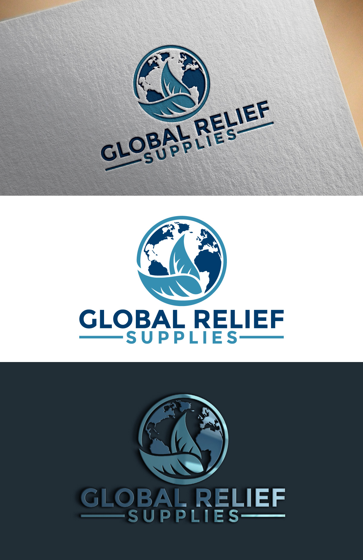 Logo Design for Global Relief Supplies by justinlanz | Design #33860131