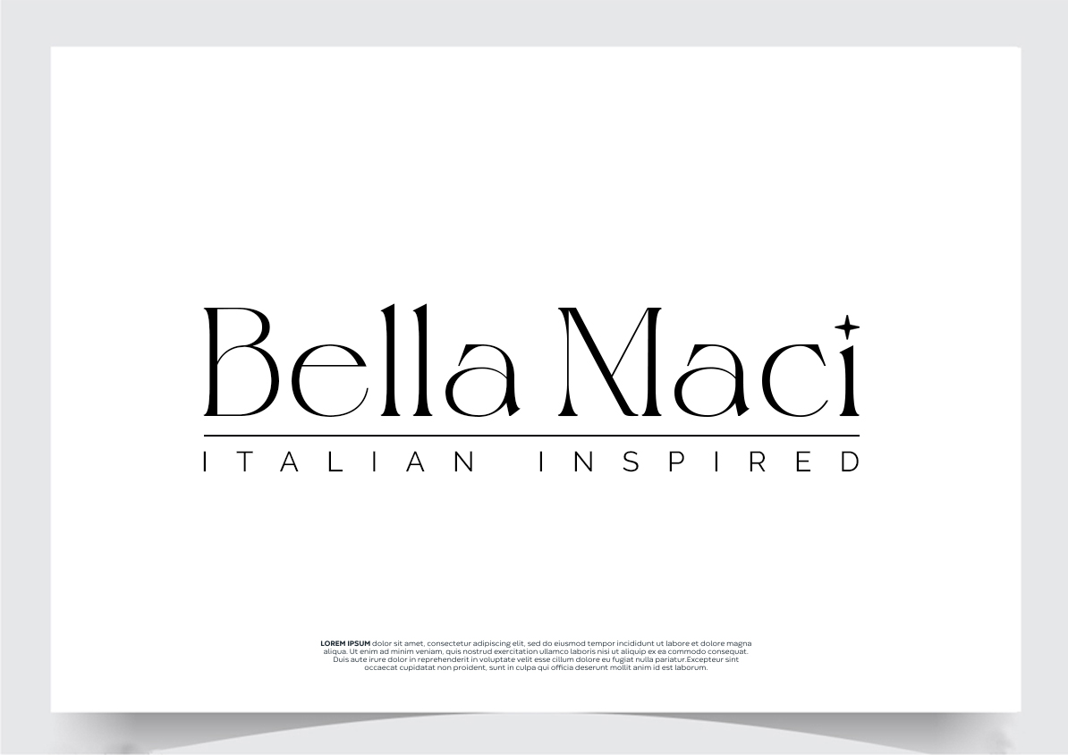 Logo Design for Bella Maci - Italian Inspired by Soonia | Design #33945510