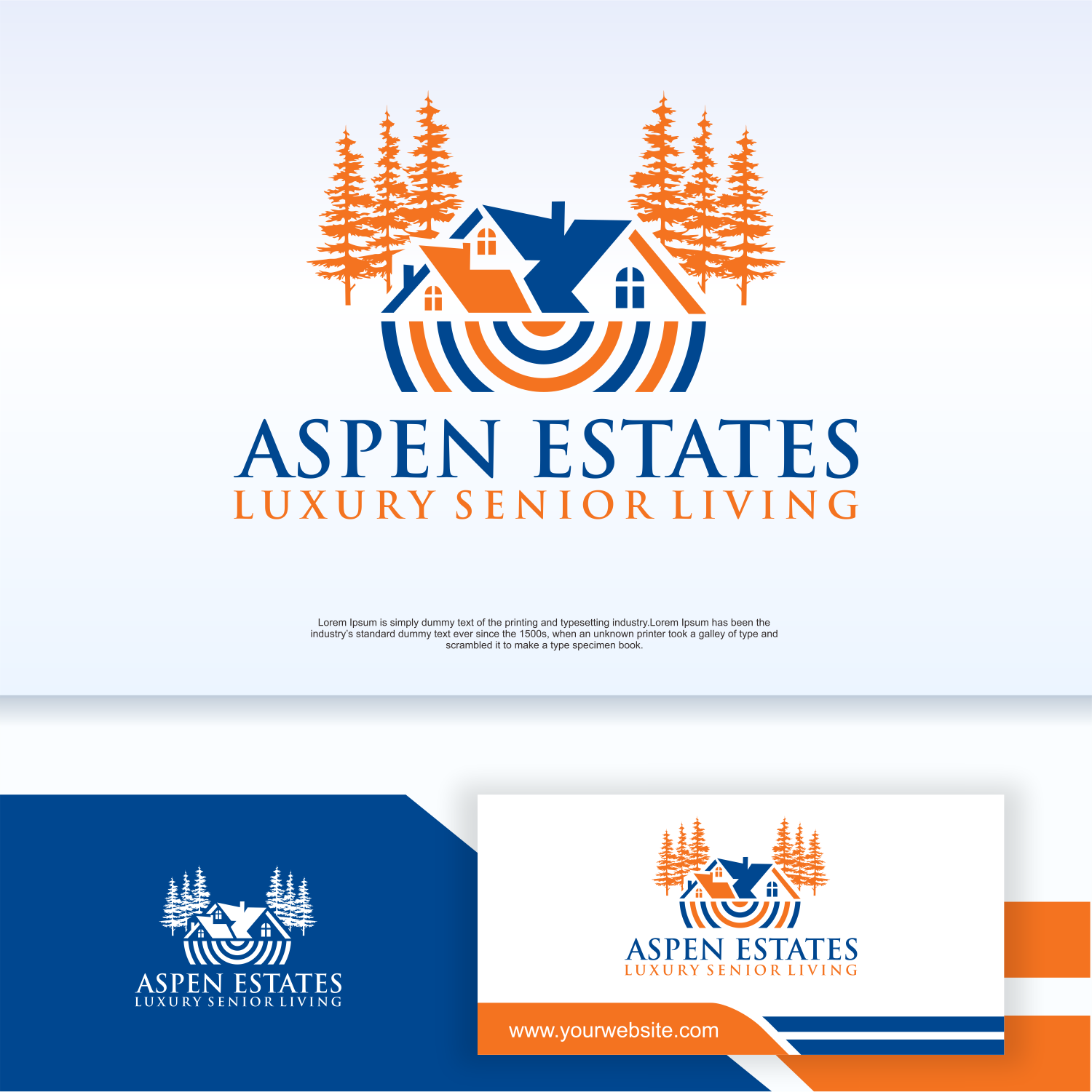 Elegant, Playful, Senior Living Logo Design for Aspen Estates - Luxury ...