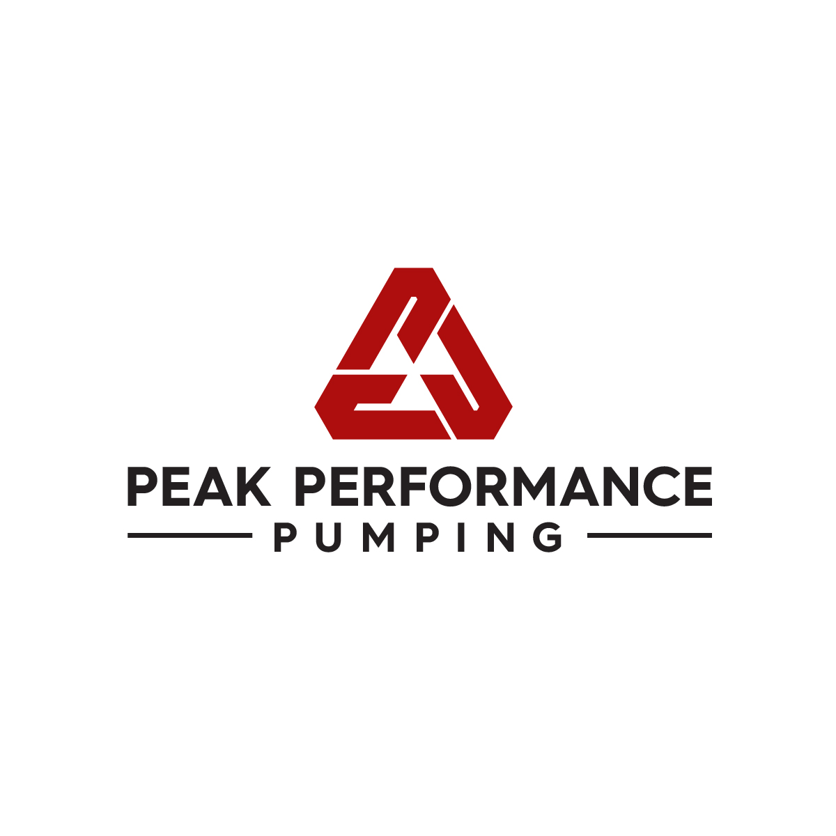 Logo Design for Peak Performance Pumping by Elrich | Design #33866026