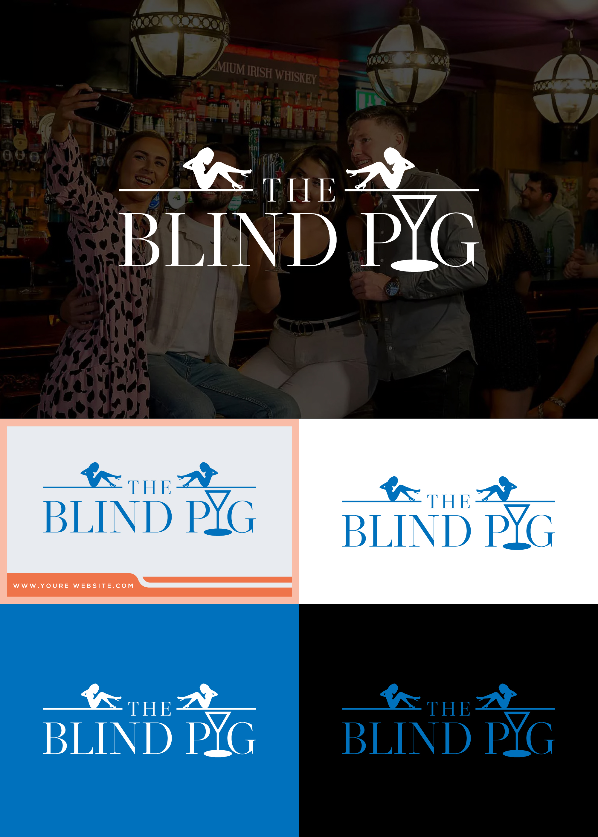 Professional, Colorful, Bar and nightlife Logo Design for The Blind Pig ...