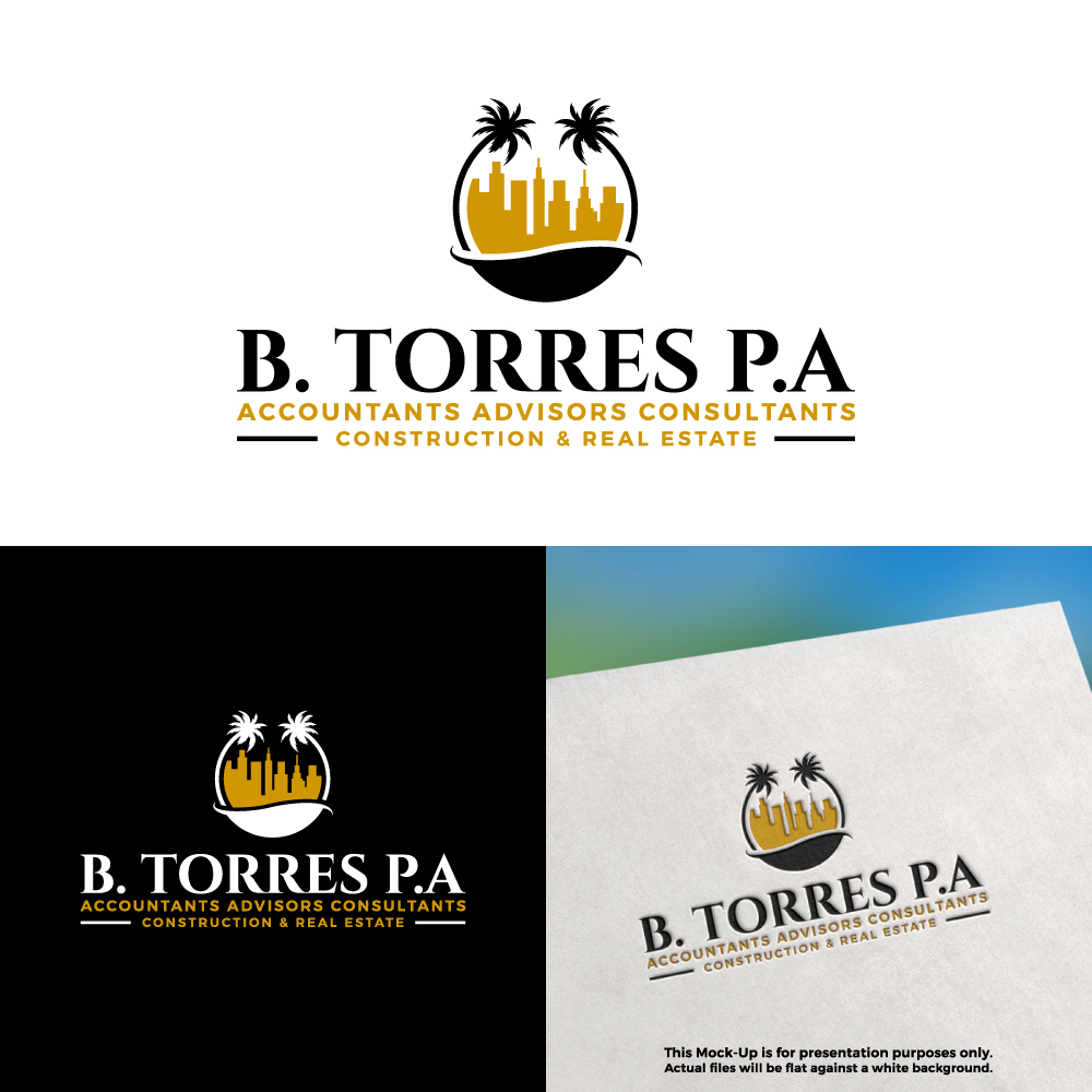 Logo Design for B. Torres P.A / Accountants Advisors Consultants ...