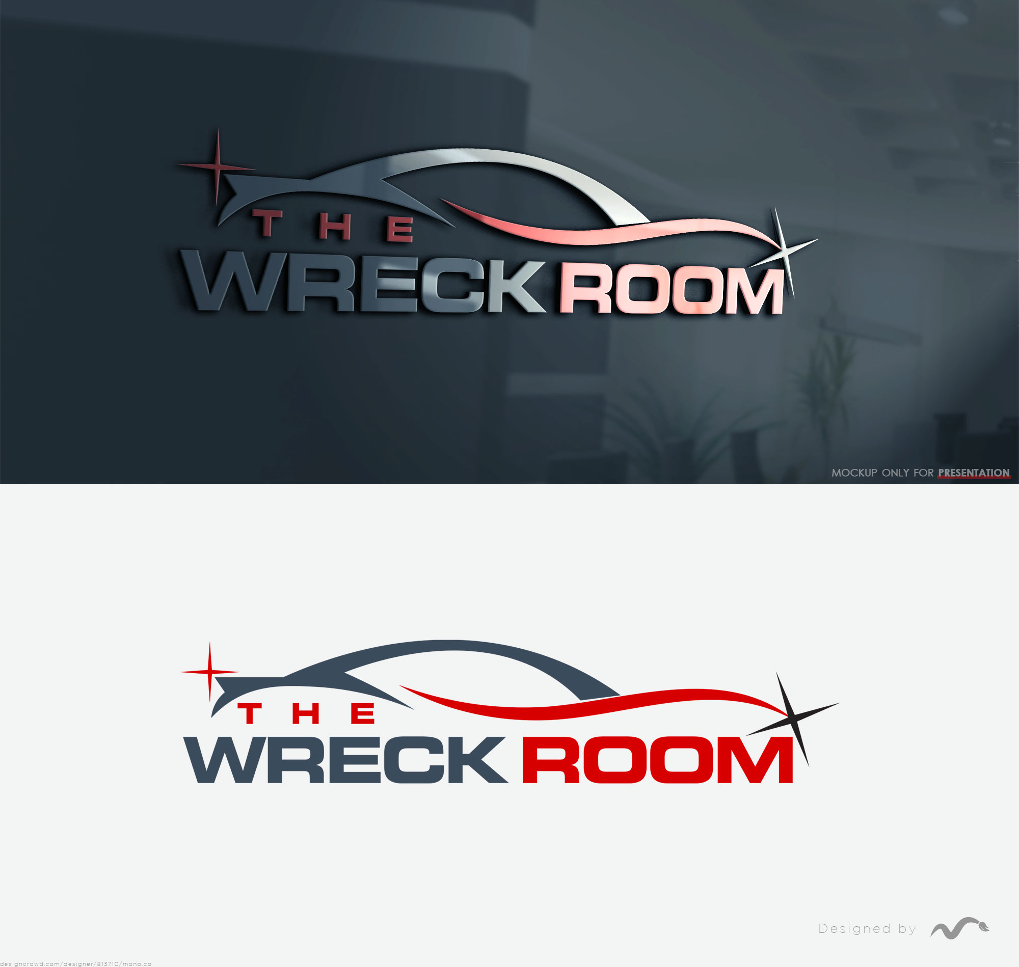 Logo Design for The Wreck Room by Mono.co | Design #33985024