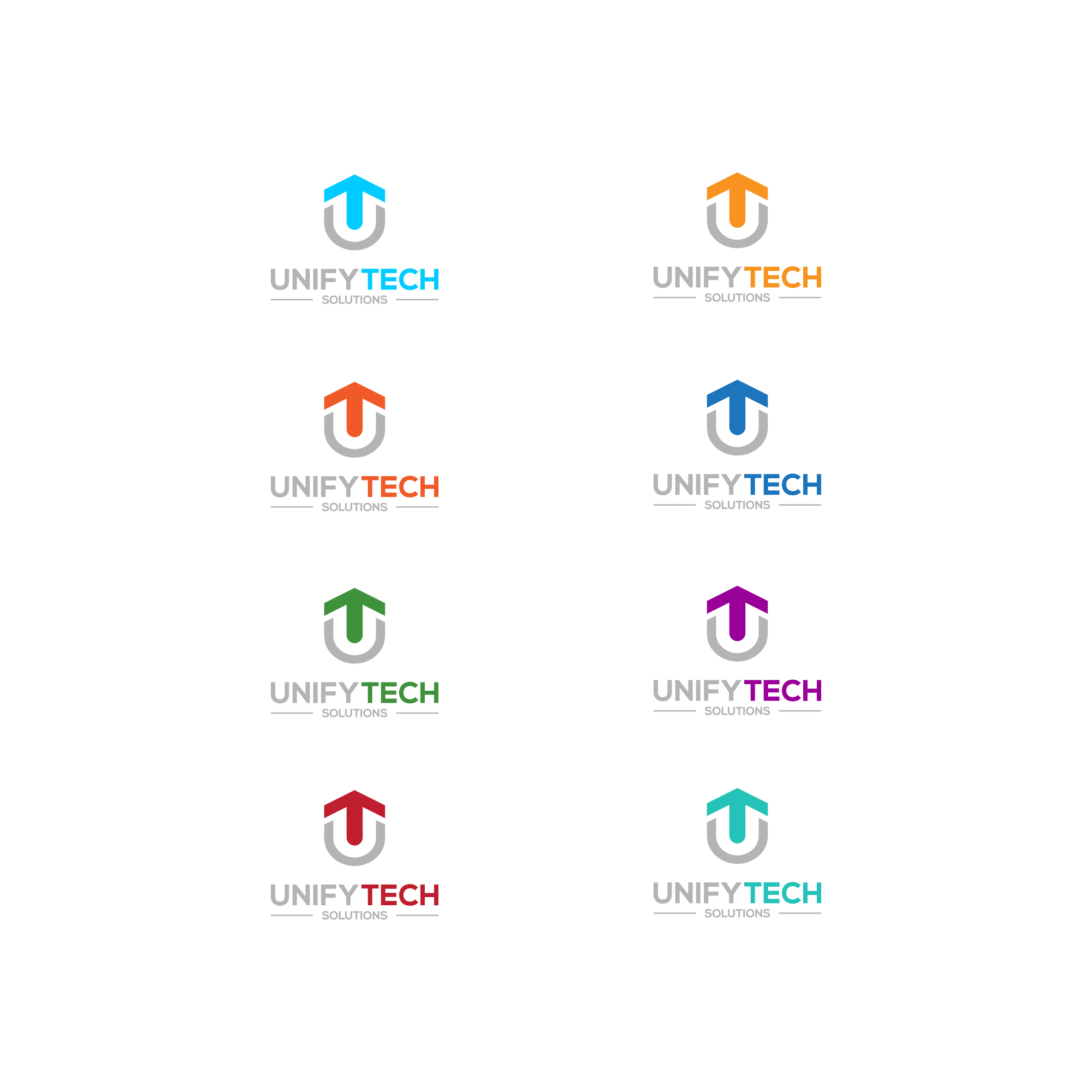 Serious, Modern, Digital marketing and BPO Logo Design for Unifytech ...