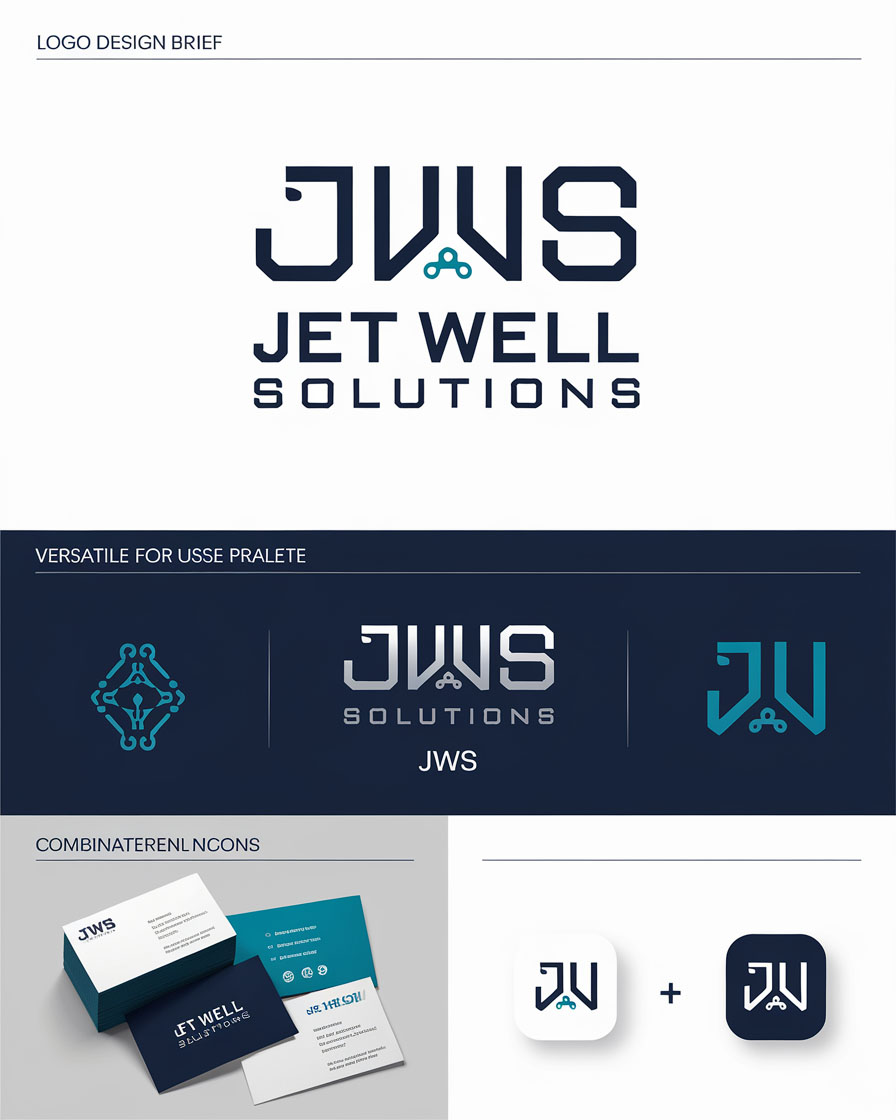 Logo Design for Jet Well Solutions or JWS either or or both by Fiona ...