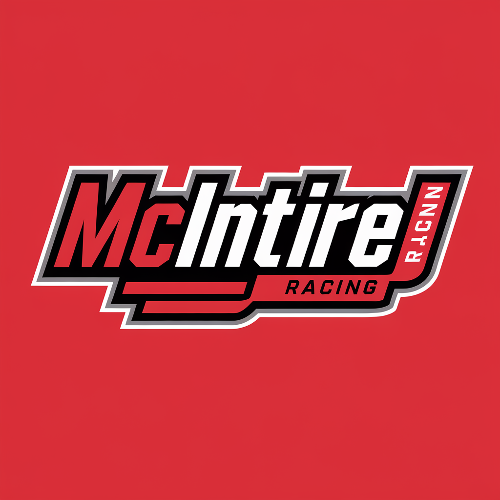 Masculine, Bold, Motorsports Racing Logo Design for McIntire Racing by ...