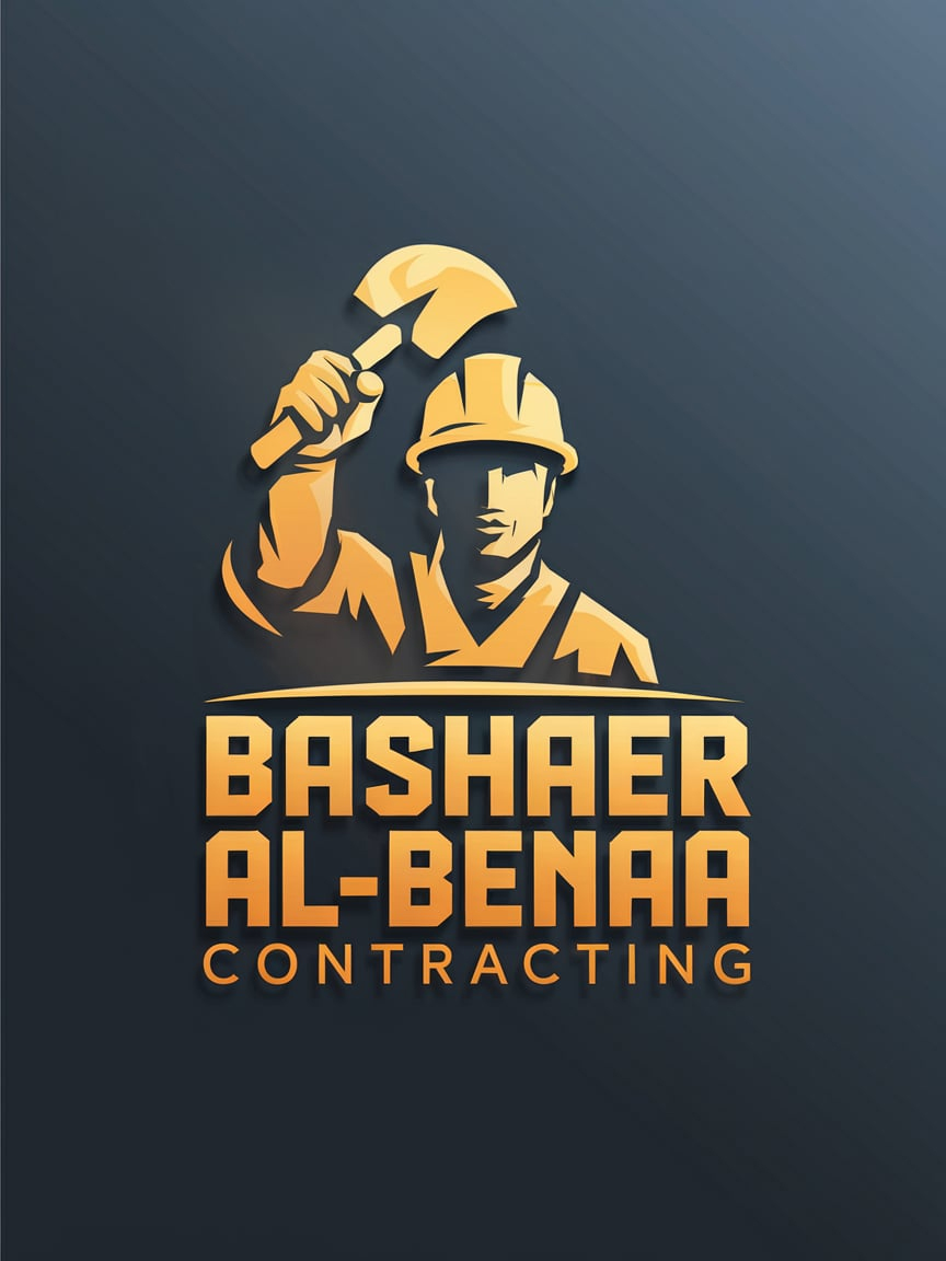 Logo Design for Bashaer Al-Benaa Contracting by Fiona sky1 | Design ...