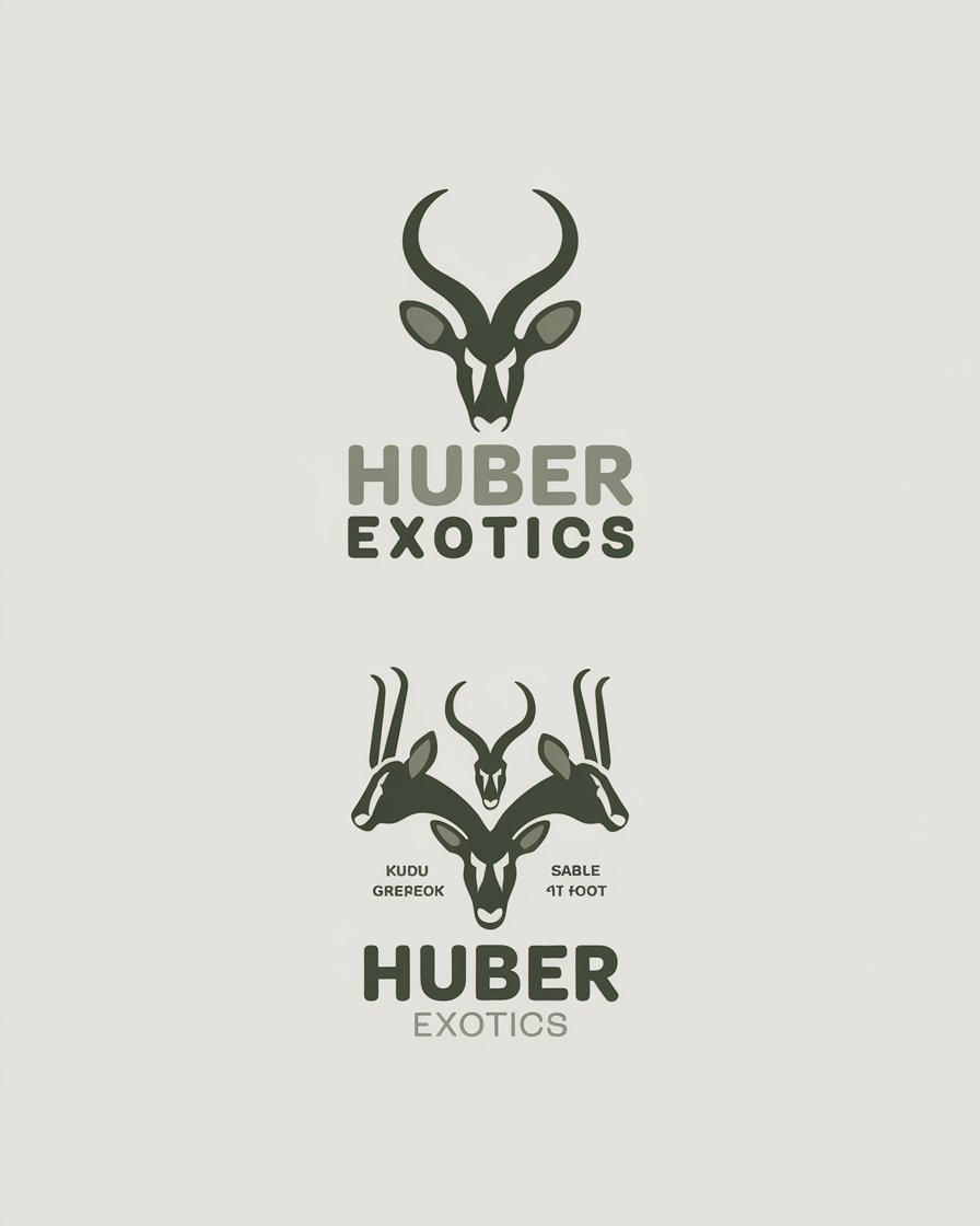 Logo Design for Huber Exotics by Fiona sky | Design #34132777