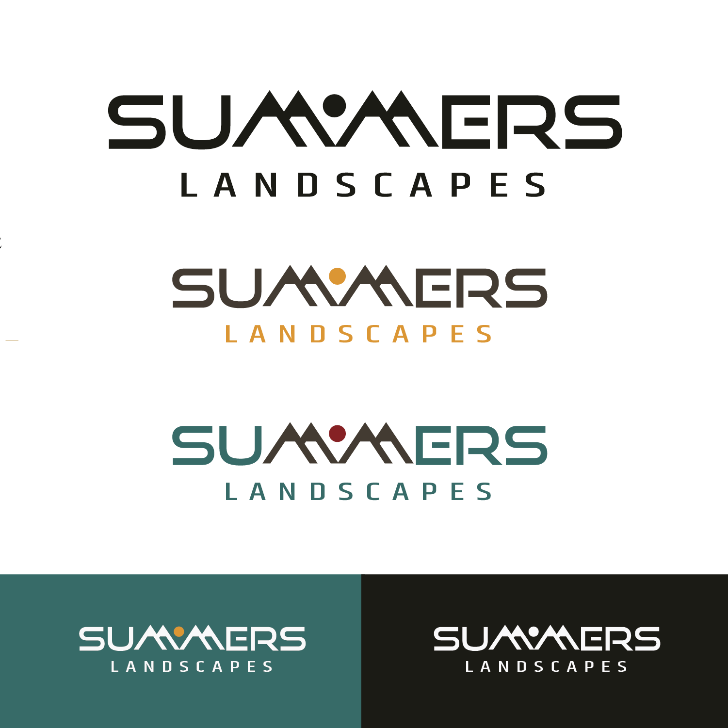 Serious, Modern, Landscape, construction Logo Design for Summers ...