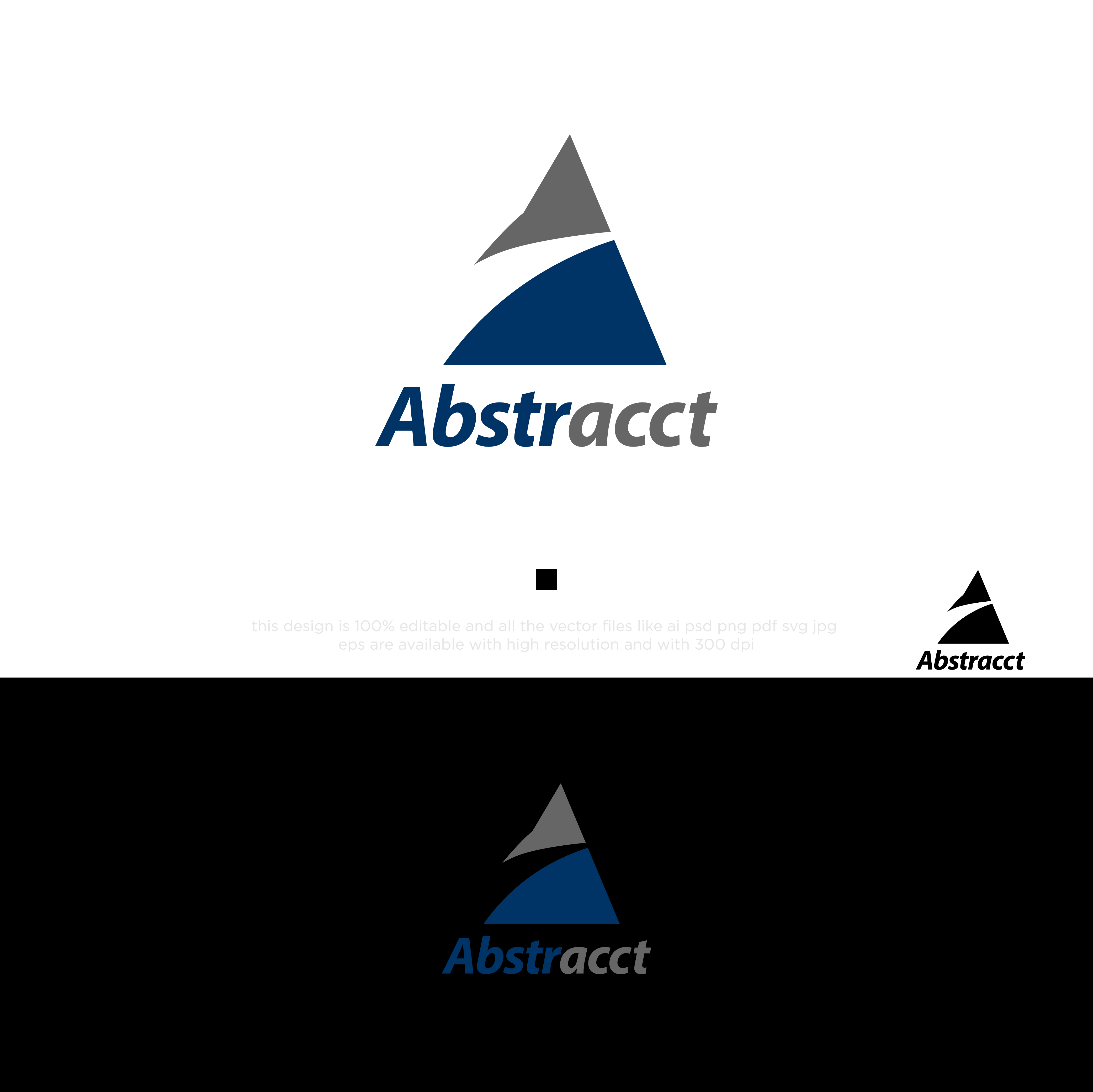 Modern, Elegant, Software Logo Design for Abstracct by CG STUDIO CRAFTS ...