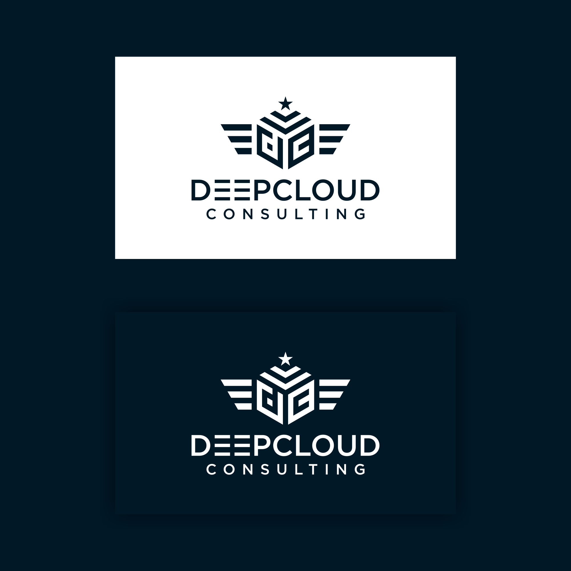 Elegant, Playful Logo Design for DeepCloud Consulting by B.O_studio | Design #34256746