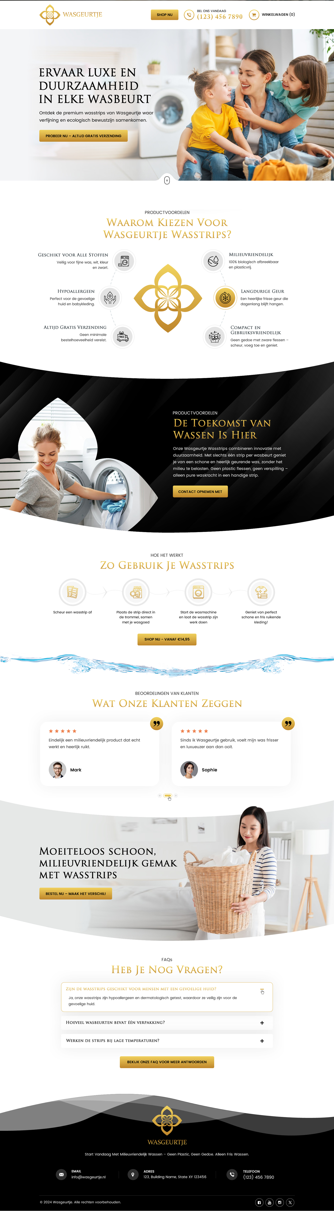 Elegant, Playful, "Laundry care and eco-friendly consumer goods ...