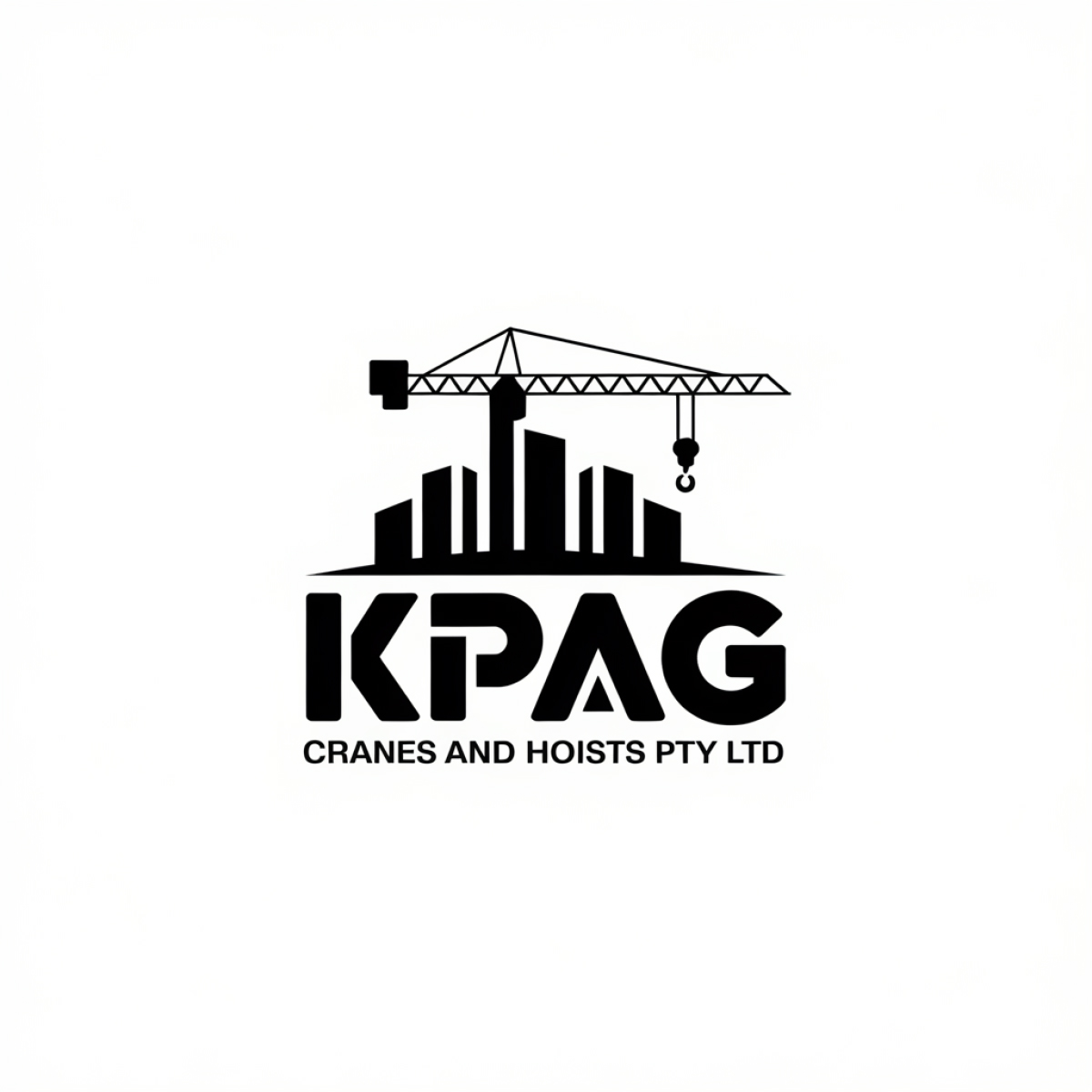 Elegante, Juguetón Diseño de Logo for KPAG Cranes and Hoists Pty Ltd ...