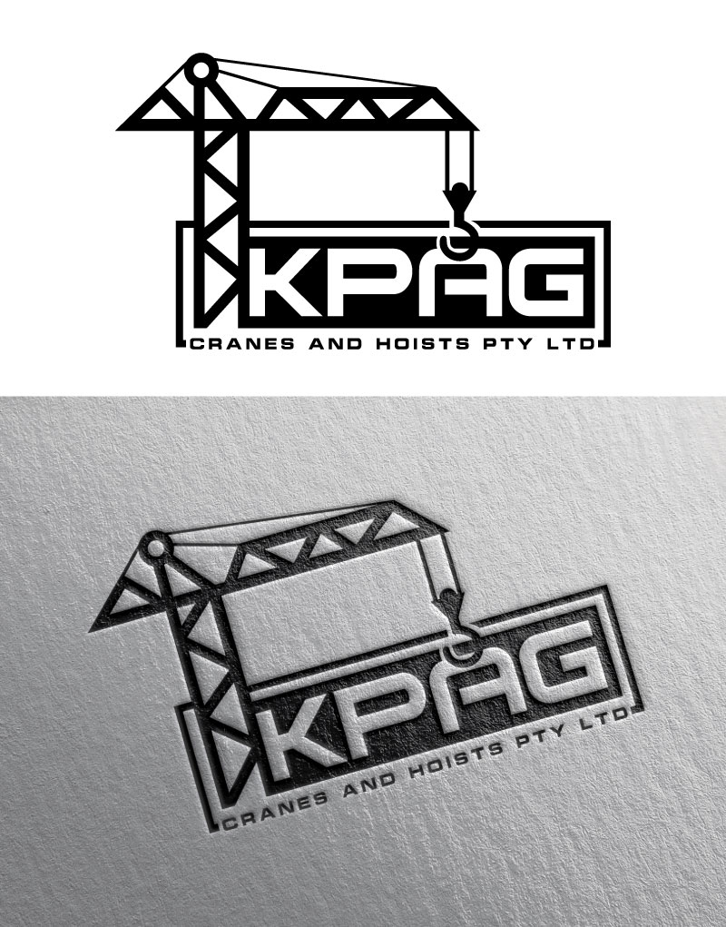 Elegante, Juguetón Diseño de Logo for KPAG Cranes and Hoists Pty Ltd ...