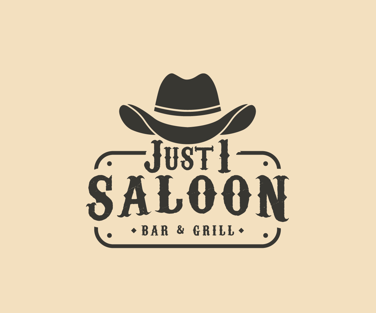 Diseño de Logo for Just 1 Saloon, Just 1 Saloon Bar & Grill, Just 1 ...
