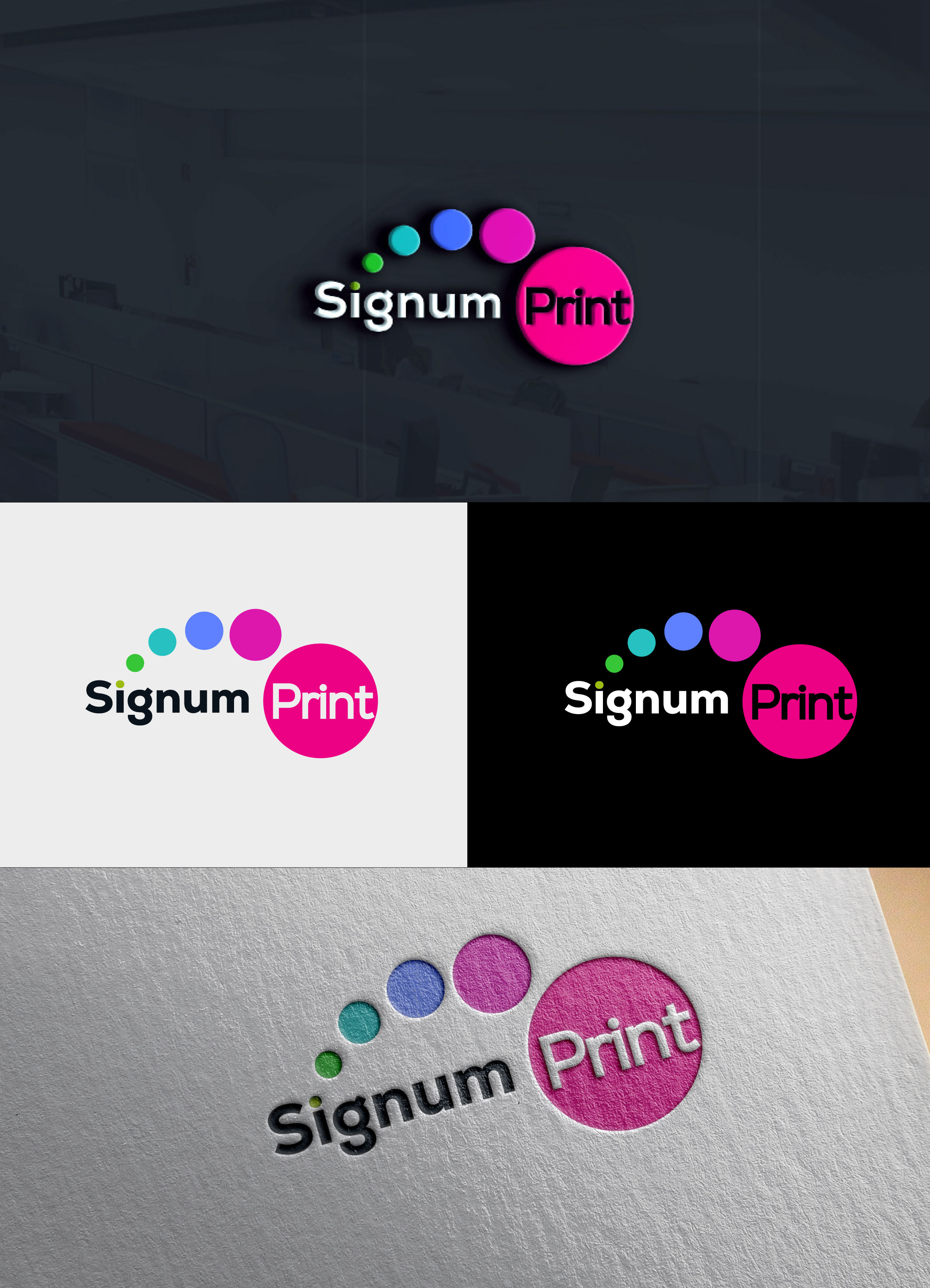 Serious, Professional, Printing Logo Design for Signum Print by ...