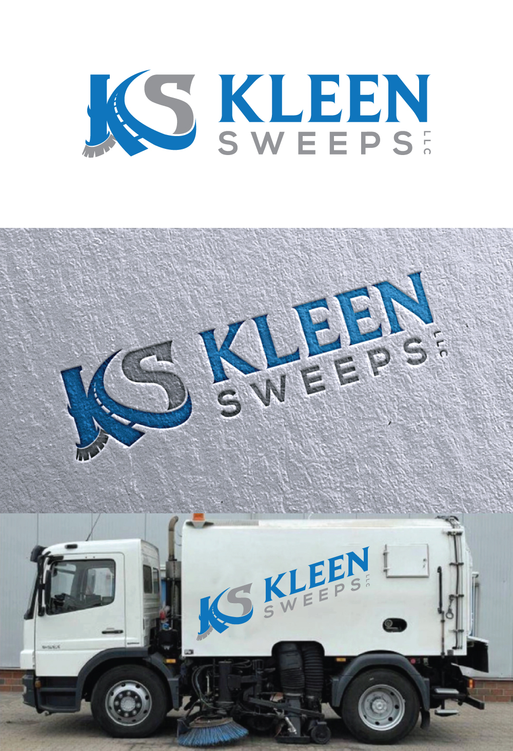 Logo Design for KLEEN SWEEPS LLC by VectorForge | Design #34325946