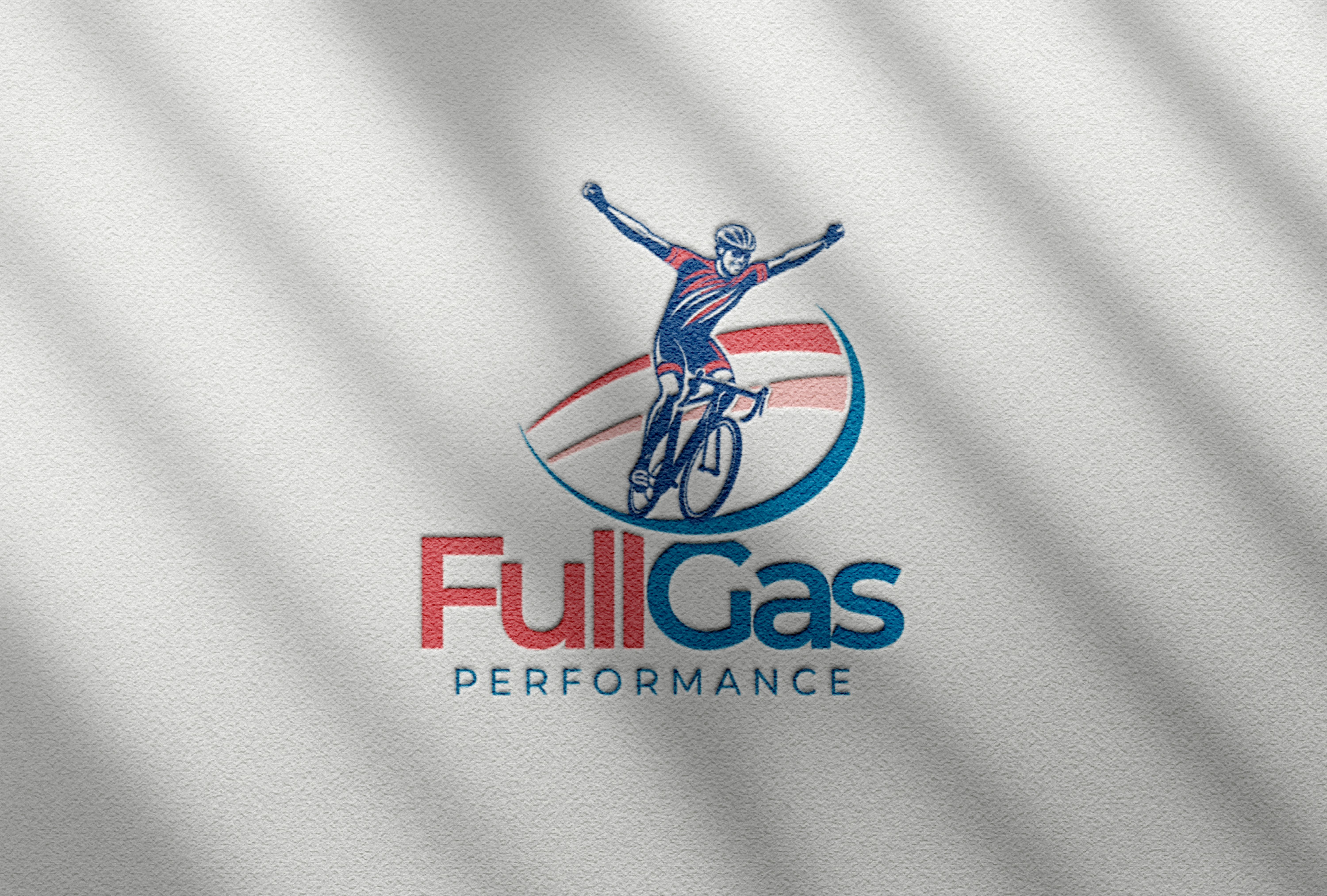Logo Design for Full Gas with additional word such as Full Gas Cycling ...