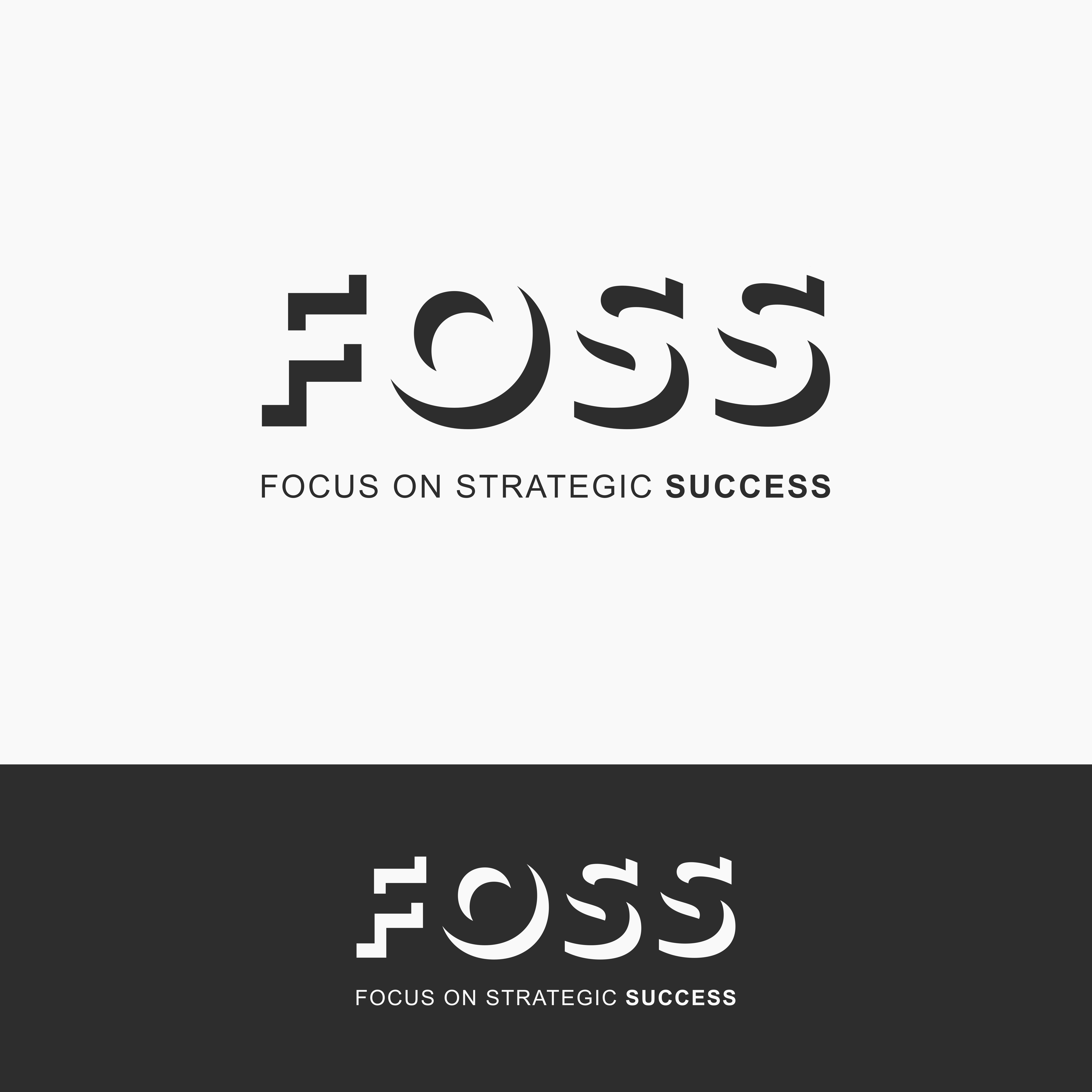 Logo Design for FOSS Tagline- focus on strategic success by ramu 6 | Design #34369713