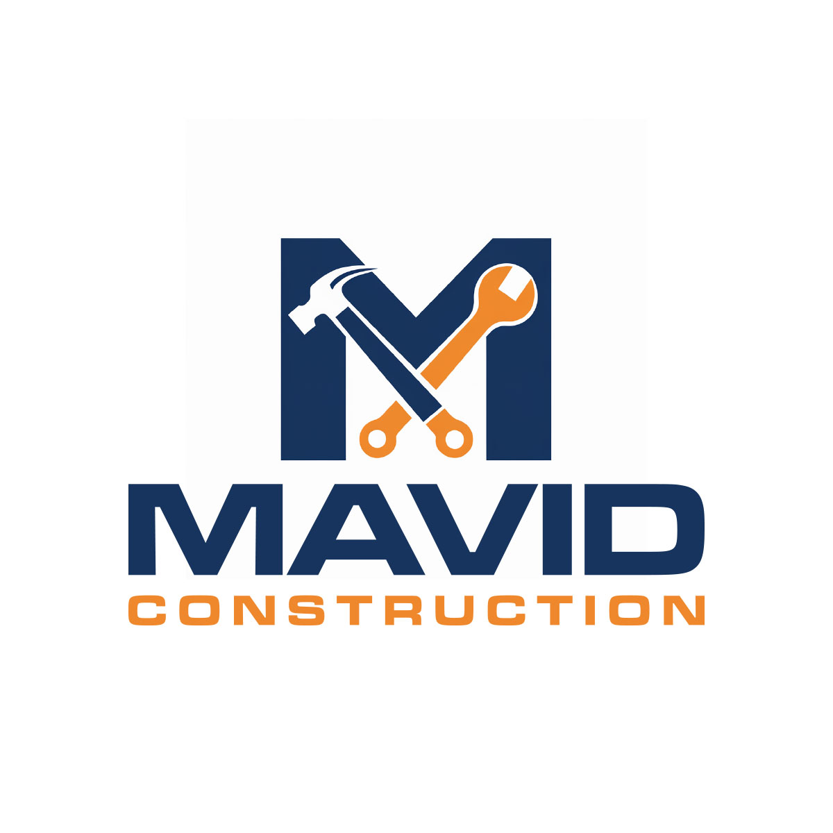 Playful, Colorful, Building and Construction Logo Design for Mavid ...