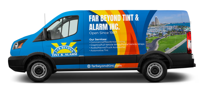 Elegant, Playful Graphic Design for Far Beyond Tint & Alarm by ...