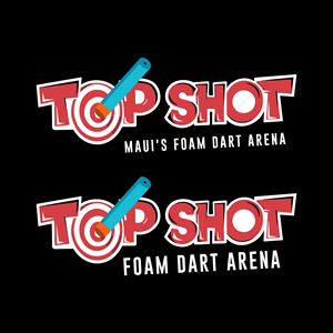 Top Shot - Maui's Indoor Foam Dart Arena | 160 Logo Designs for TOP ...
