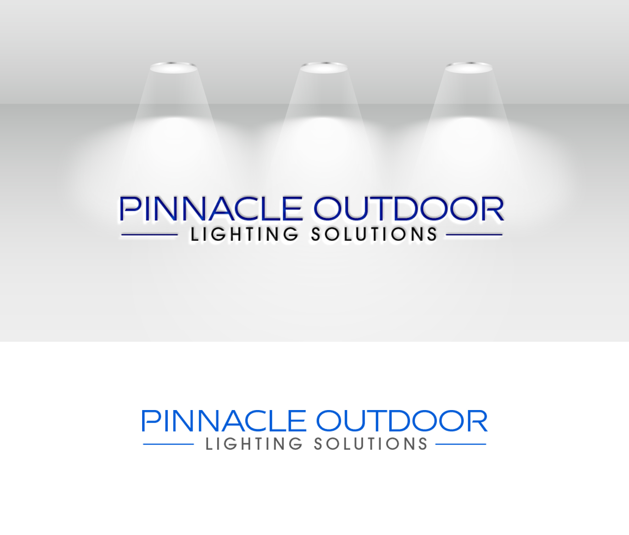 Elegant, Playful, Landscape lighting Logo Design for Pinnacle Outdoor ...