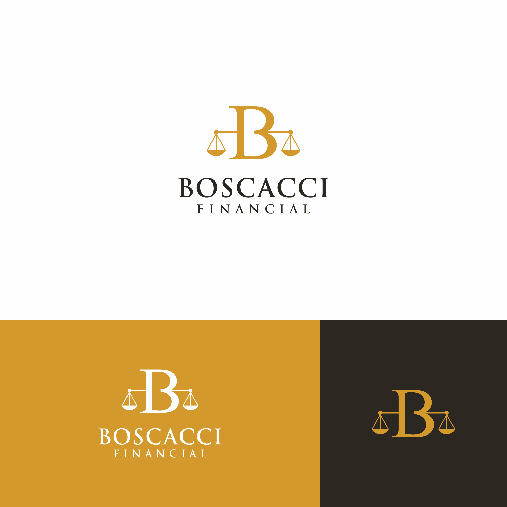 Serious, Modern, Finance/Tax preparation Logo Design for Boscacci ...