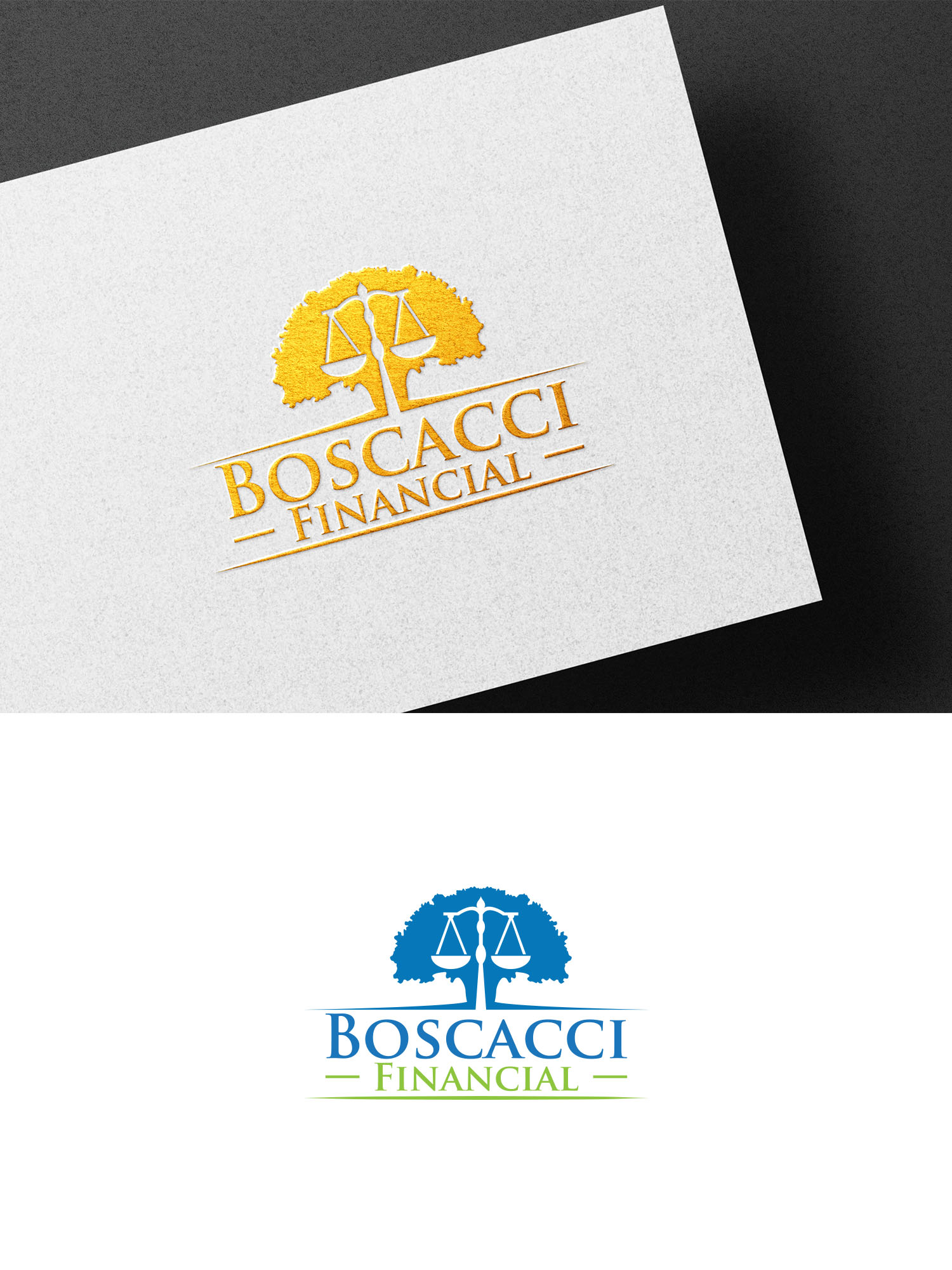 Serious, Modern, Finance/Tax preparation Logo Design for Boscacci ...