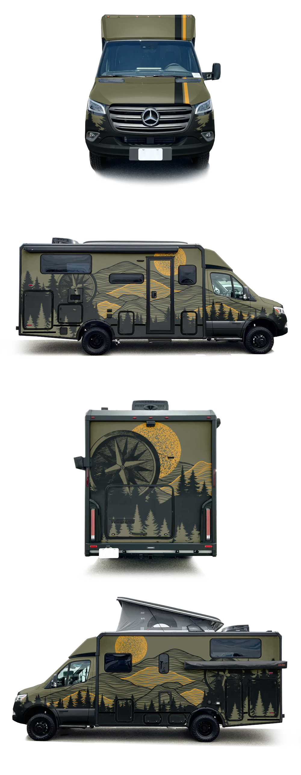 Upmarket, Conservative, Outdoor Premium RV Graphic Design for a Company ...