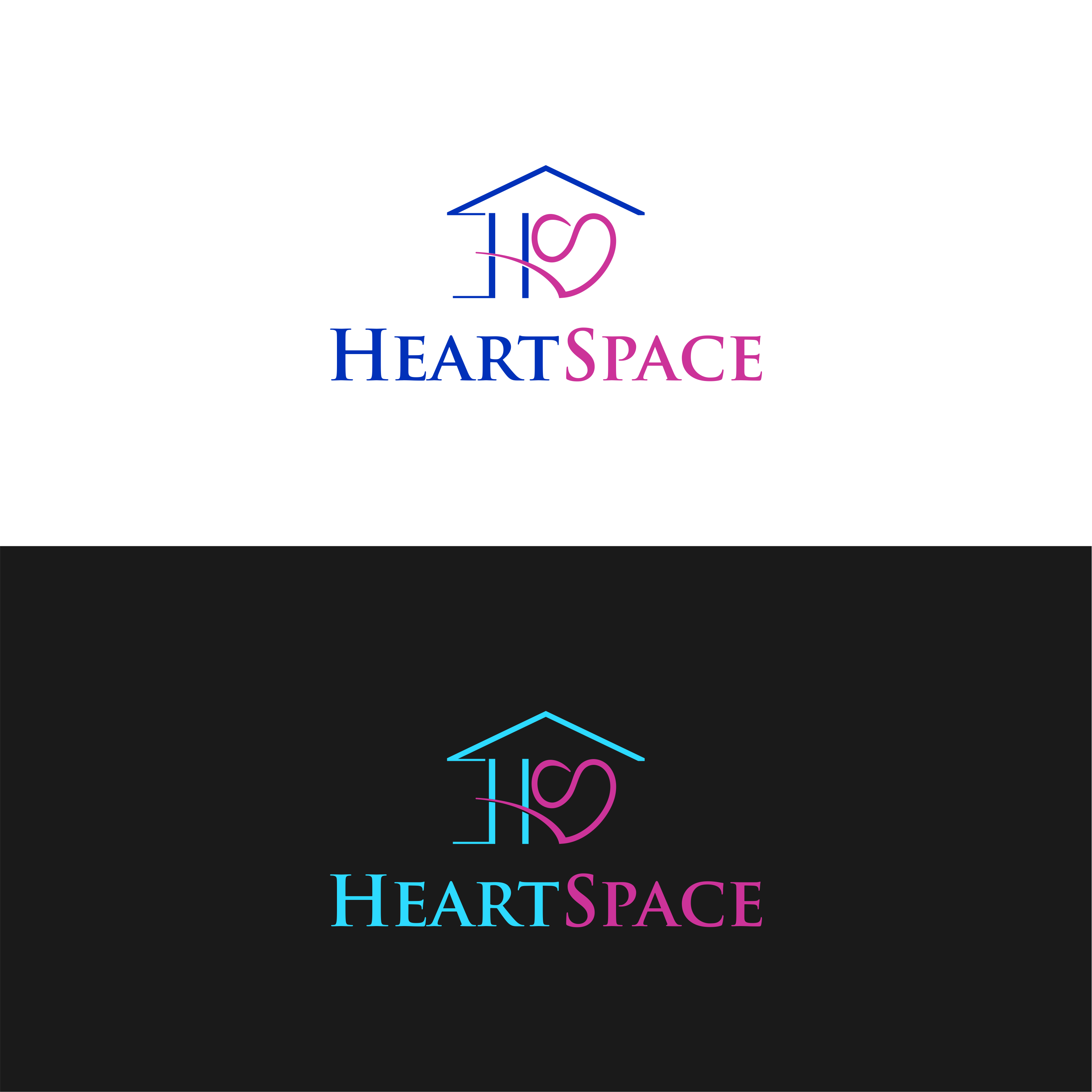 Elegant, Playful Logo Design for HeartSpace by ArtAND_Studio | Design #34491095