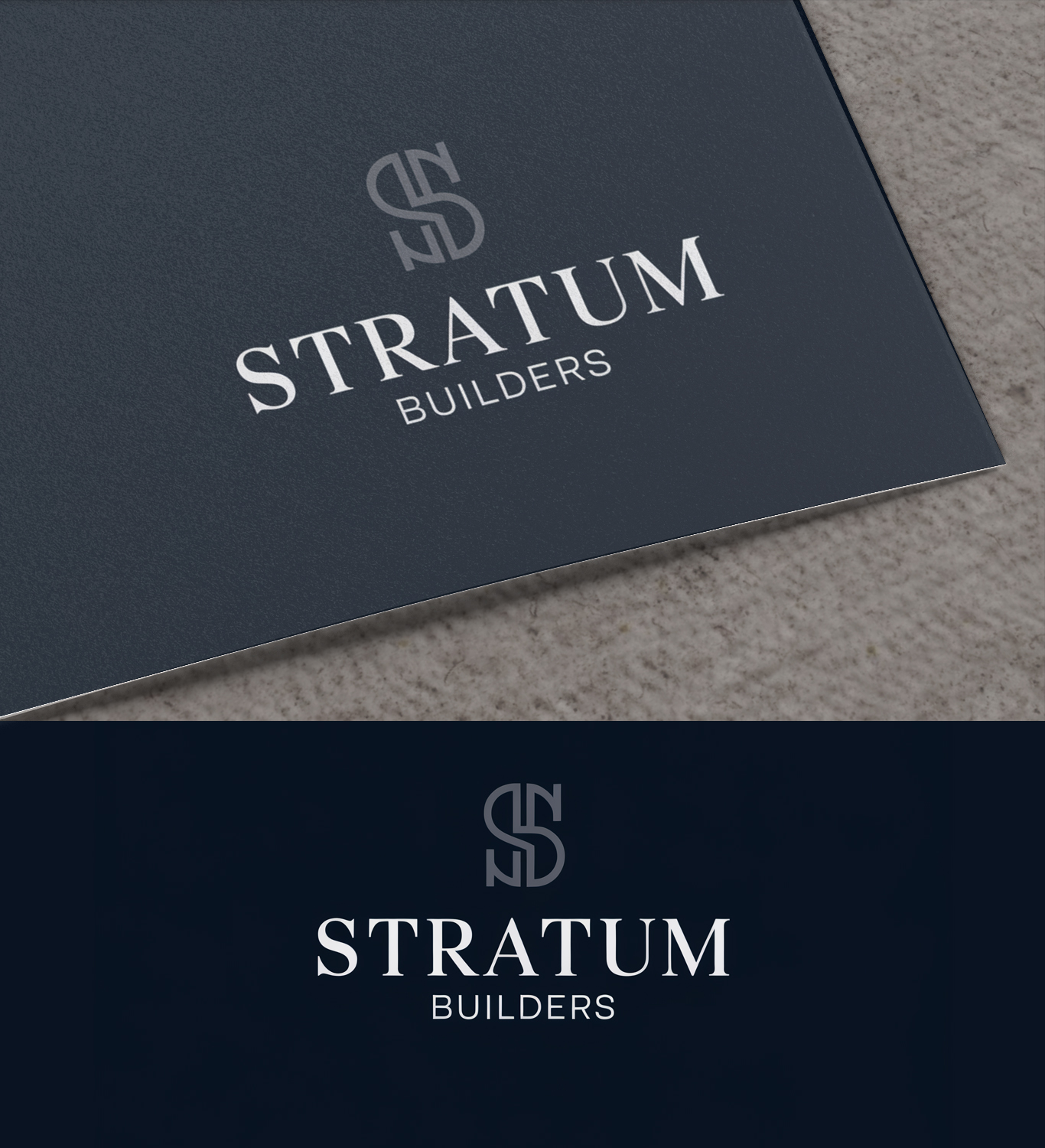 Atrevido, Juguetón, Construction Diseño de Logo for Stratum Builders por Fiona sky1 | Diseño ...