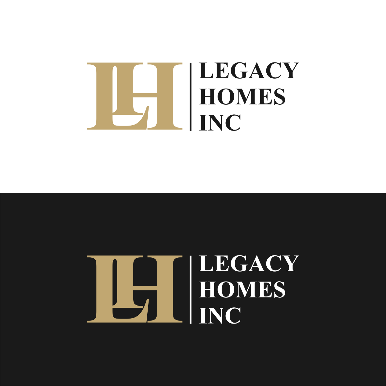 Logo Design for Legacy Homes Inc by mamey design | Design #34547437